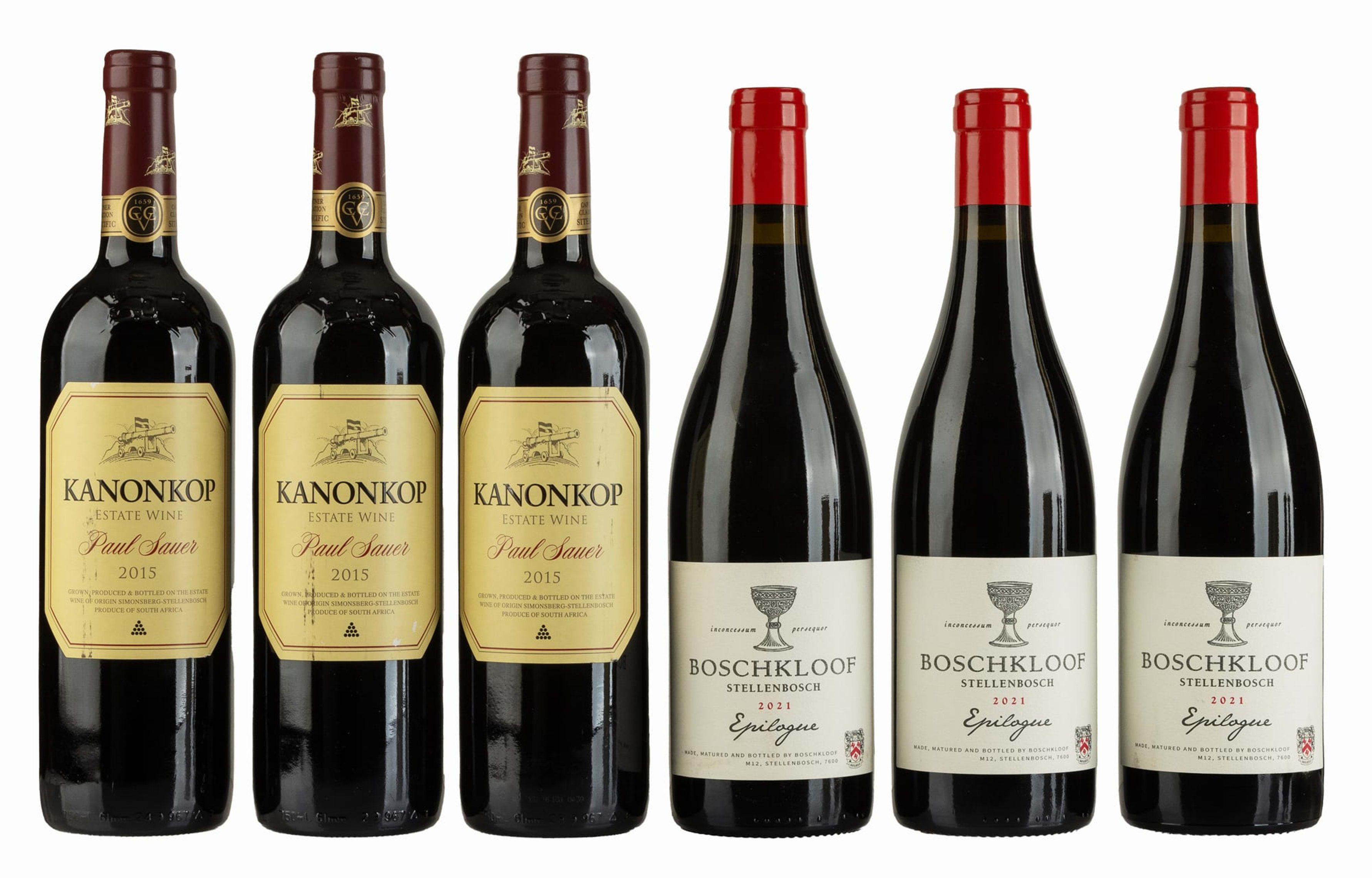 NV, 2015, 2018, 2019, 2021 Collection 18 (6 x 3) 750ml & 375ml by 100 Points Score | Strauss & Co