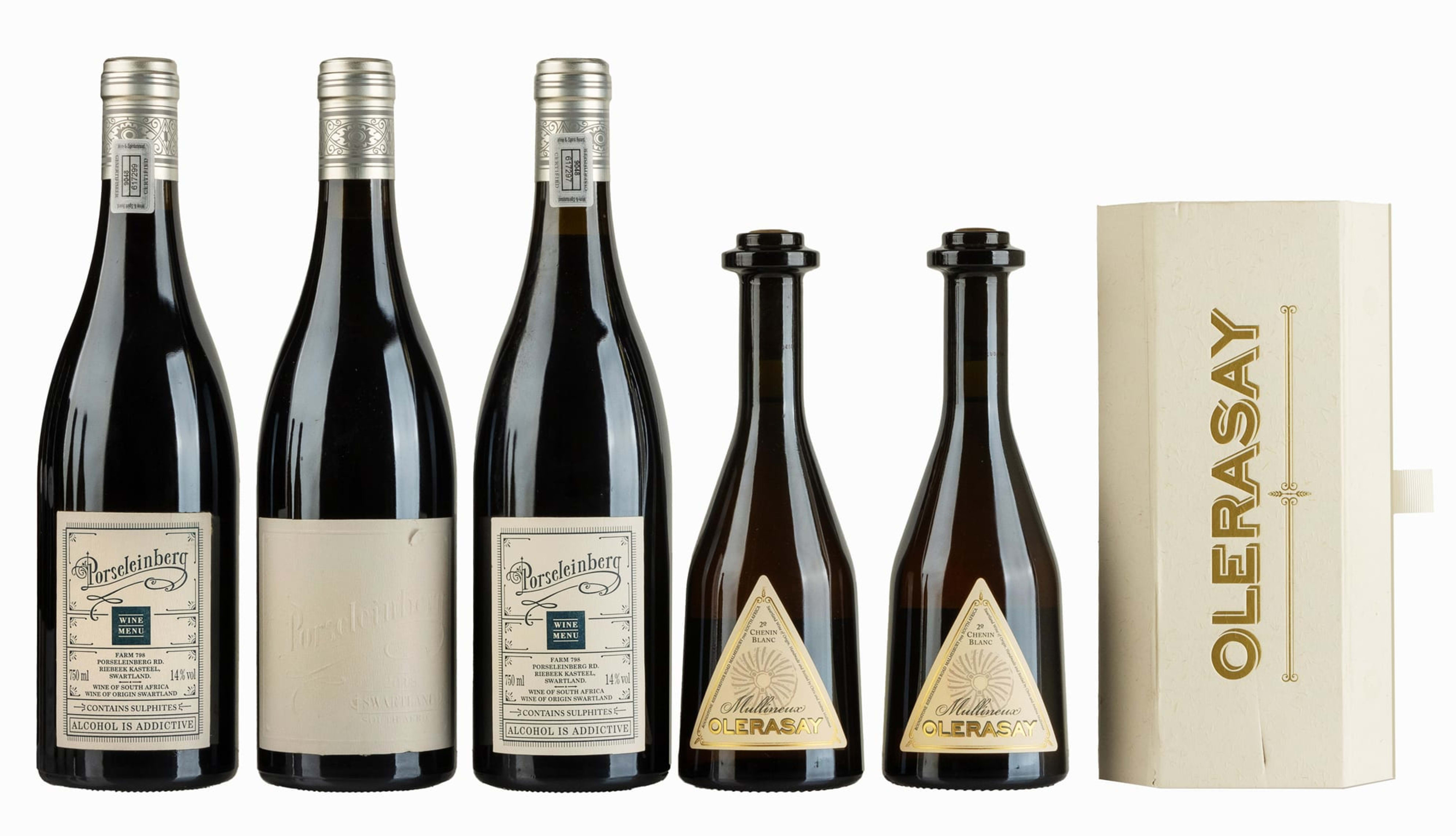 NV, 2015, 2018, 2019, 2021 Collection 18 (6 x 3) 750ml & 375ml by 100 Points Score | Strauss & Co