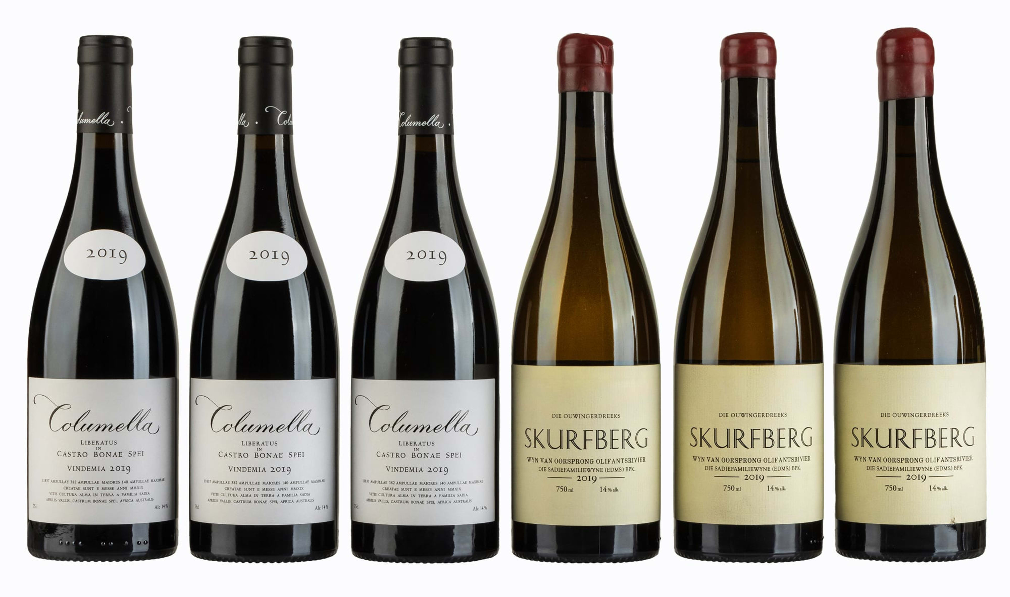NV, 2015, 2018, 2019, 2021 Collection 18 (6 x 3) 750ml & 375ml by 100 Points Score | Strauss & Co