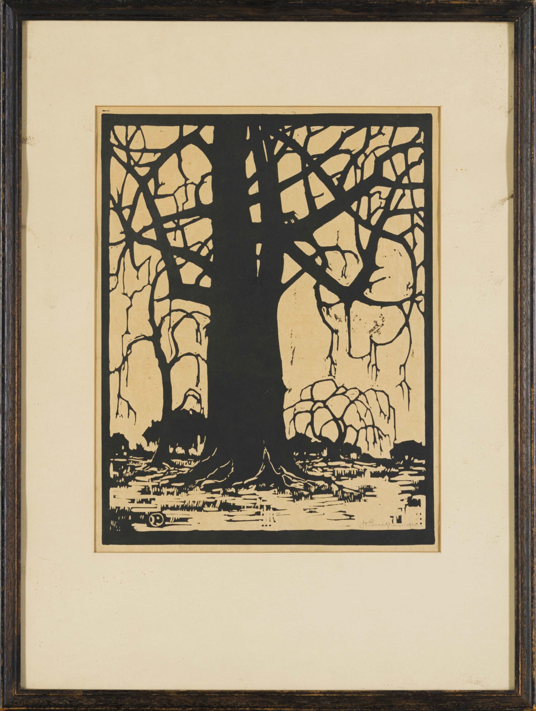 Wilgerboom in die Winter (Nilant 78) by Jacob Hendrik Pierneef ...