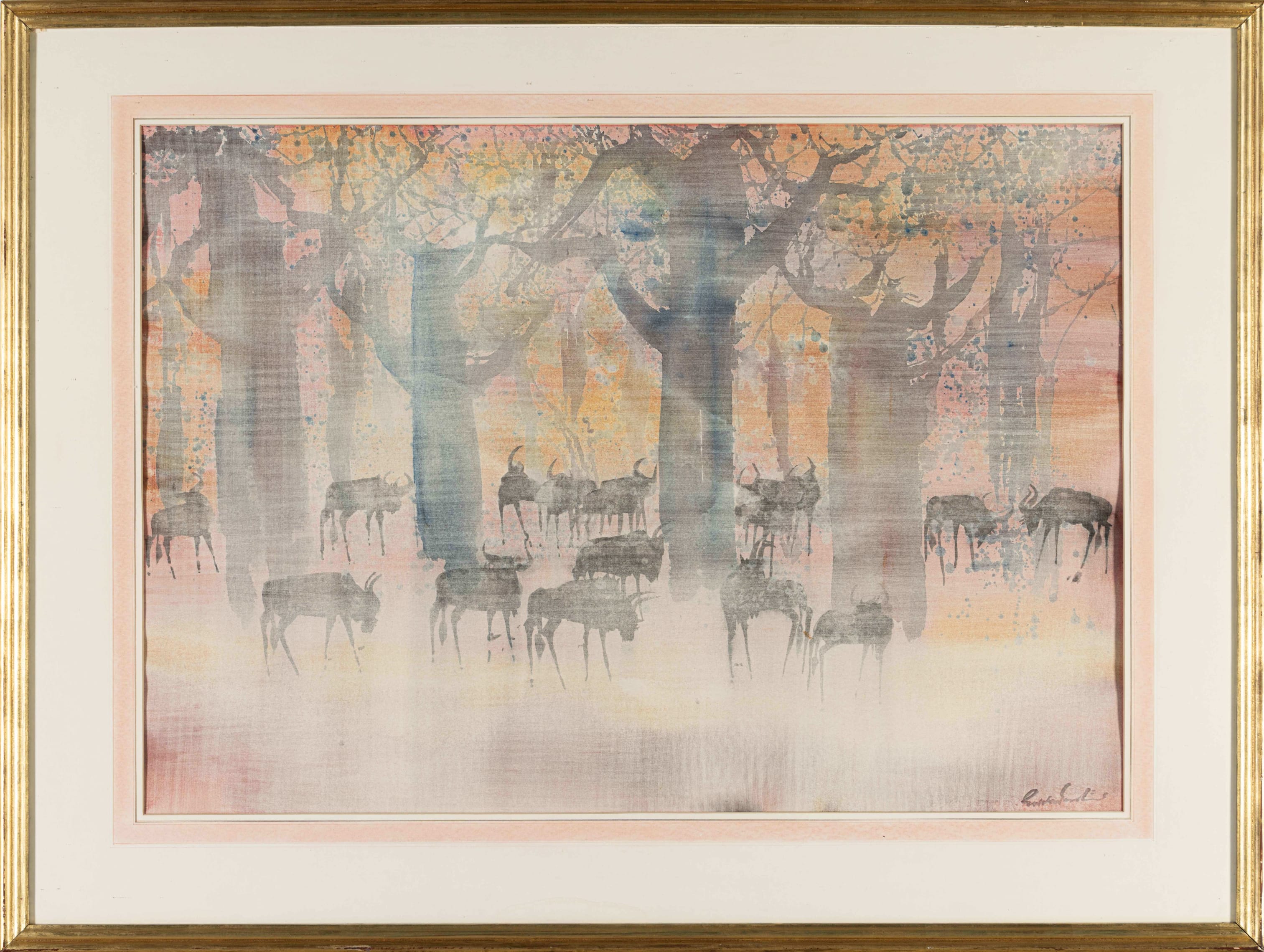 Wildebeest and Baobab by Gordon Vorster | Strauss & Co