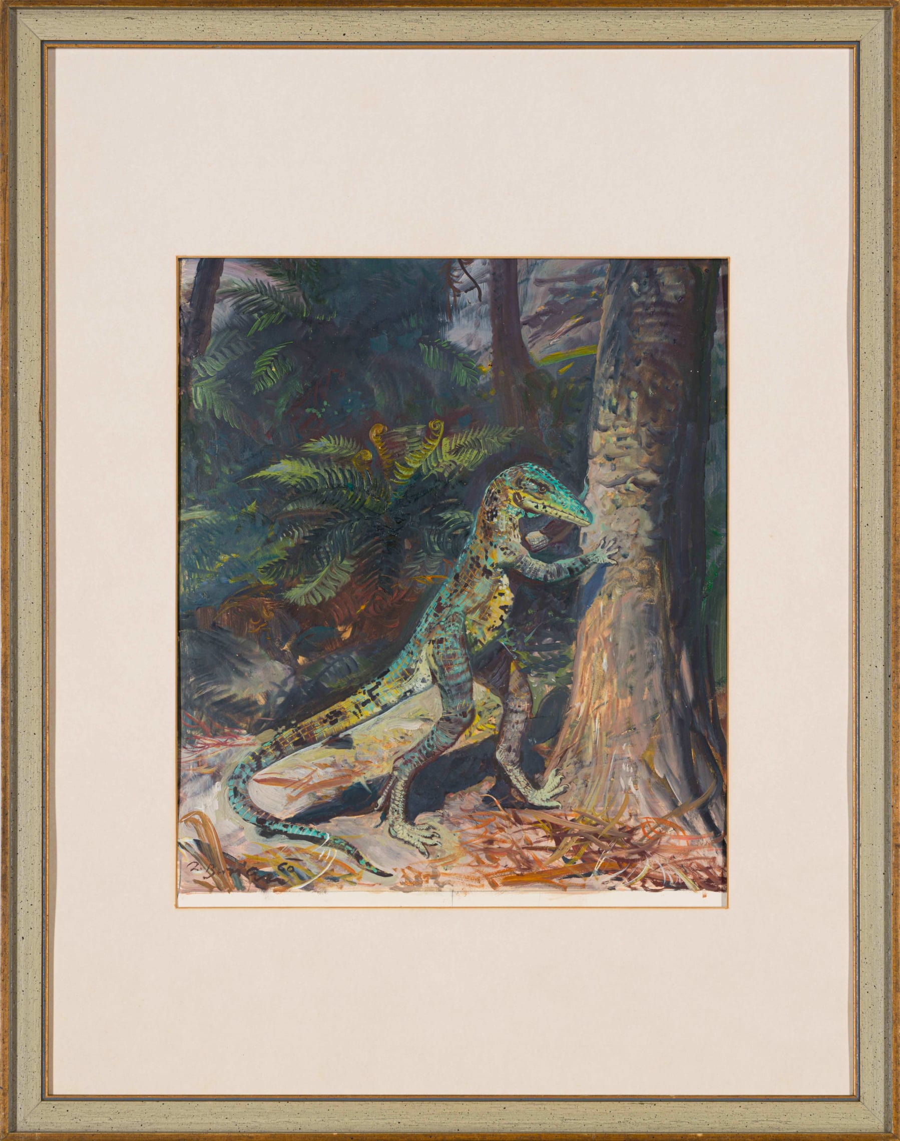 Saltoposuchus (Reptile) by Zdenek Burian | Strauss & Co