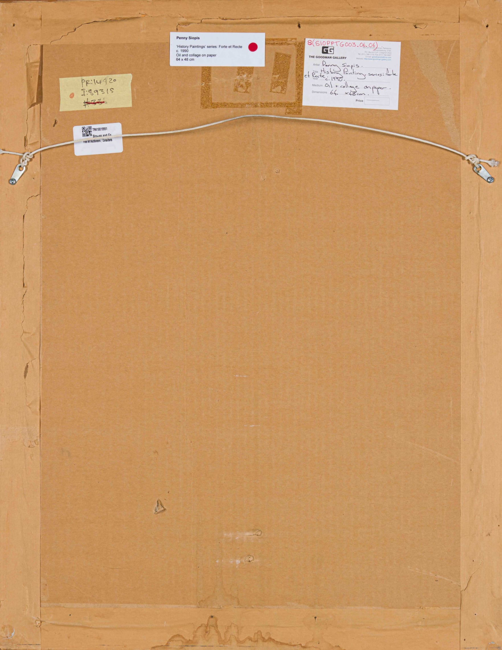 Forte et Recte, History Painting series by Penny Siopis | Strauss & Co