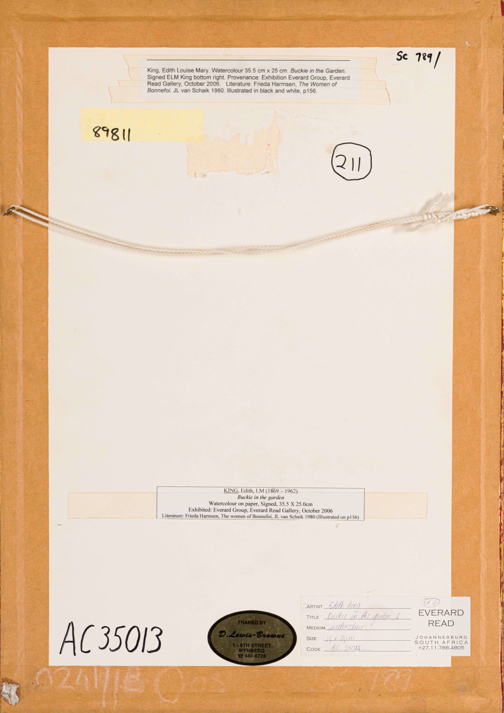 Buckie in the Garden I by Edith King | Strauss & Co