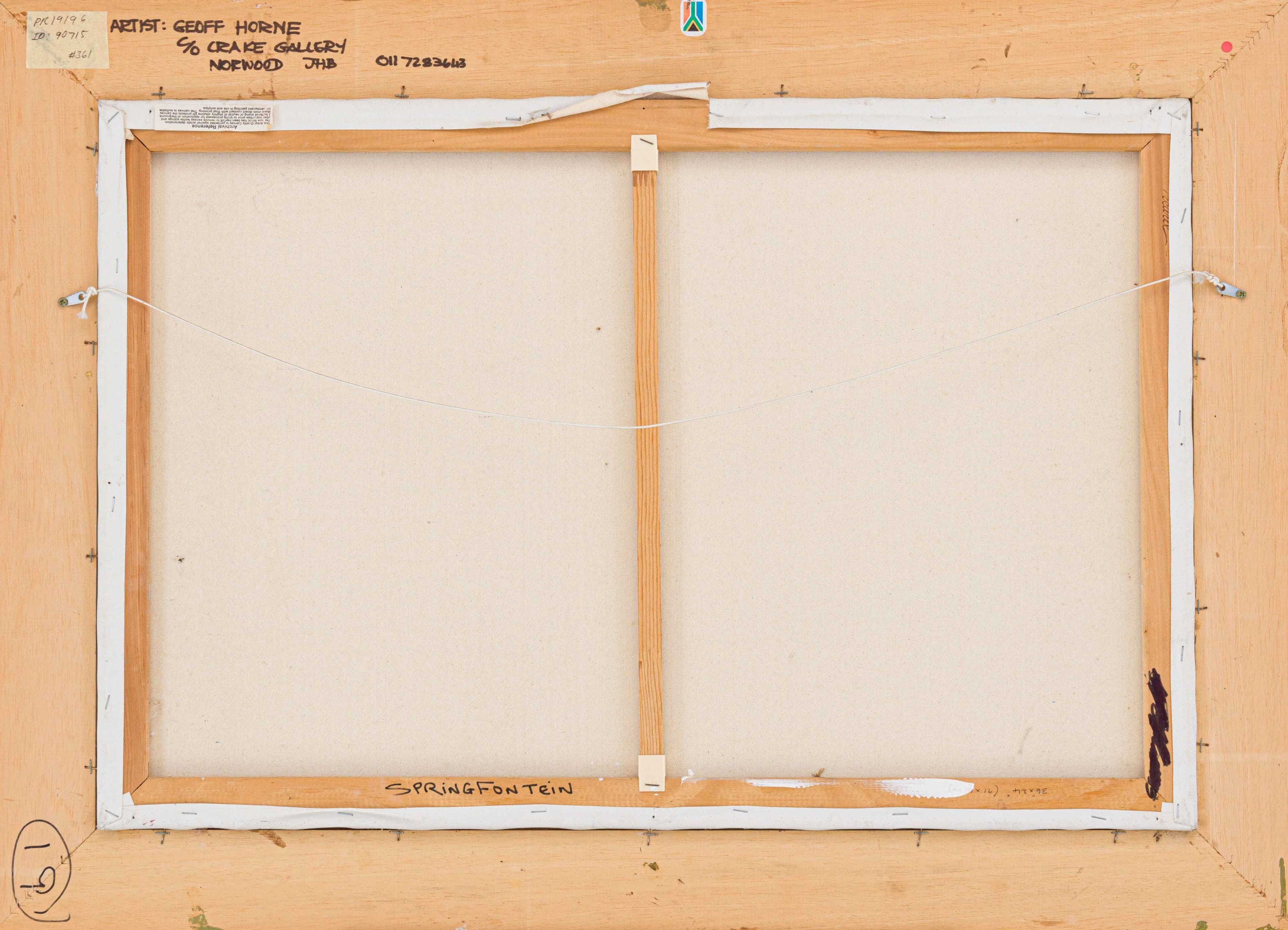 Springfontein by Geoff Horne | Strauss & Co