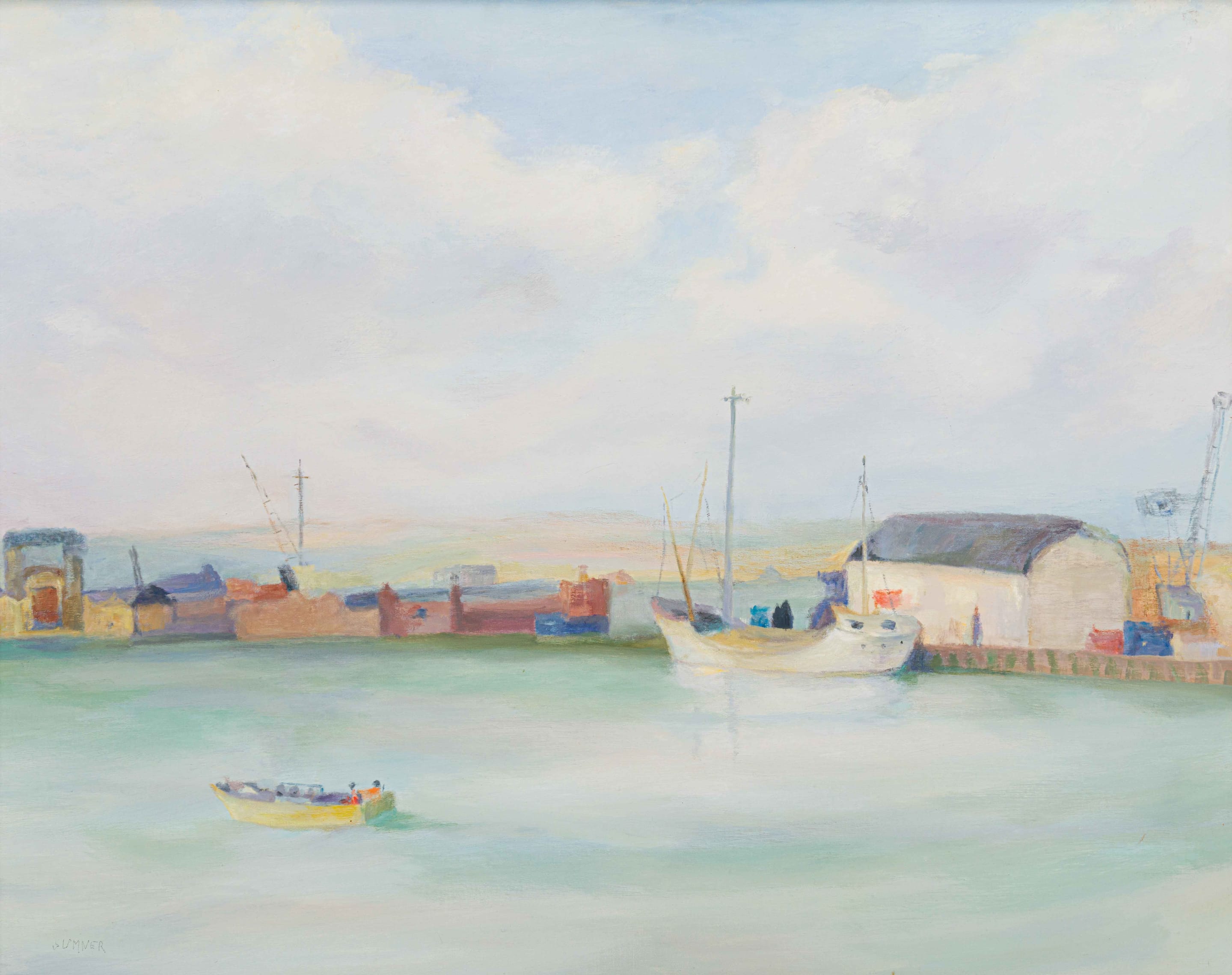 Harbour Scene by Maud Sumner | Strauss & Co