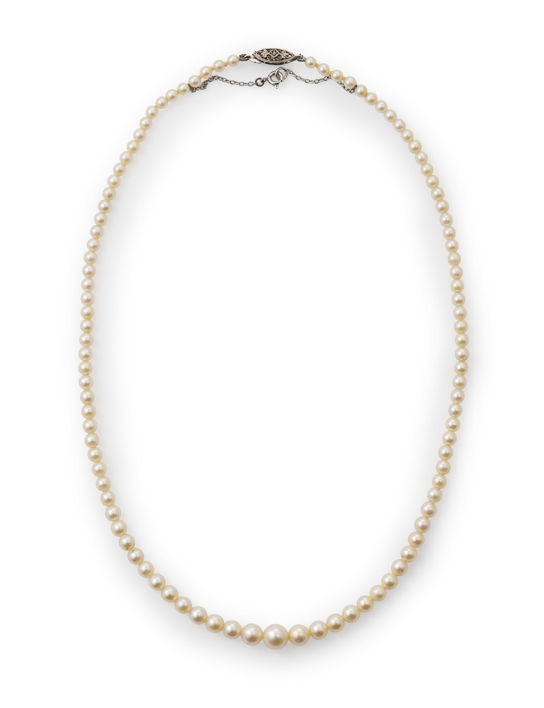 Single strand pearl necklace | Strauss & Co
