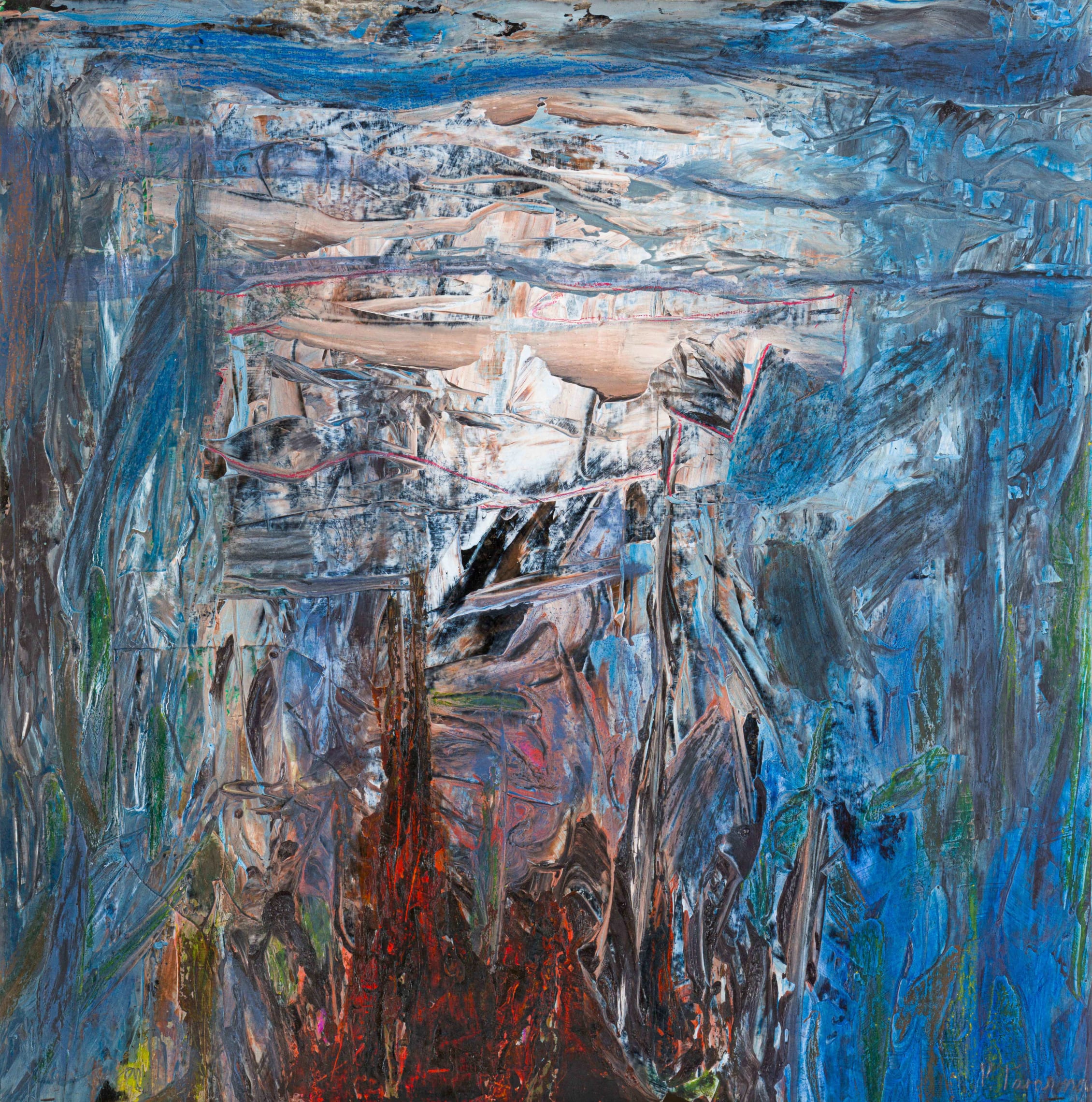 Abstract in Blue by Pascual Tarazona | Strauss & Co