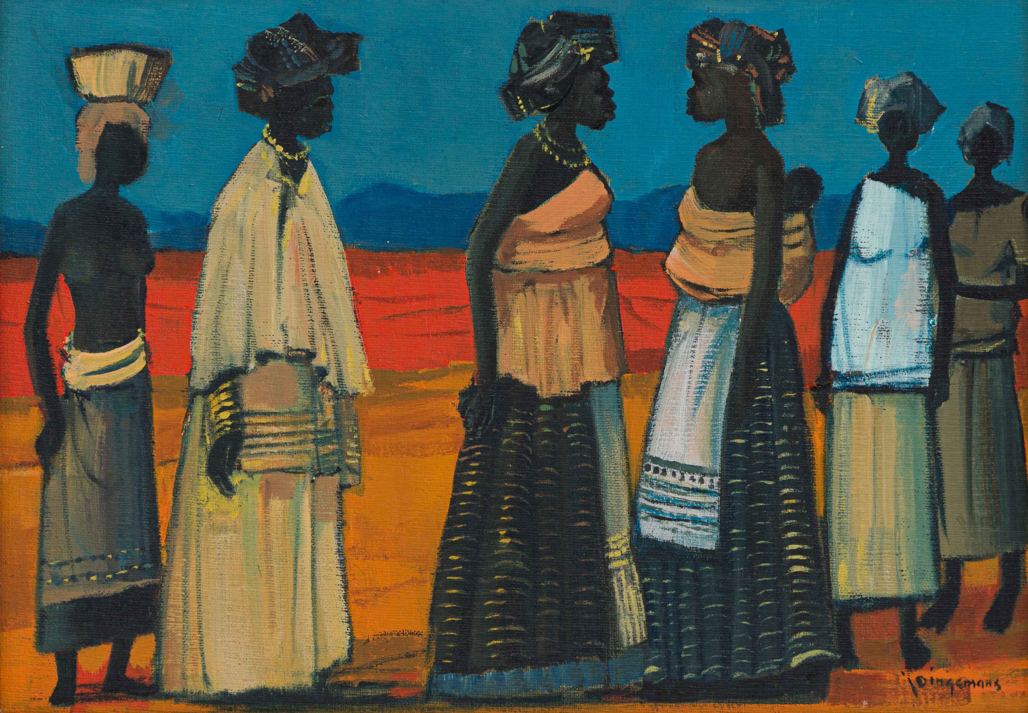 A Group of Women in Conversation by Jan Dingemans | Strauss & Co