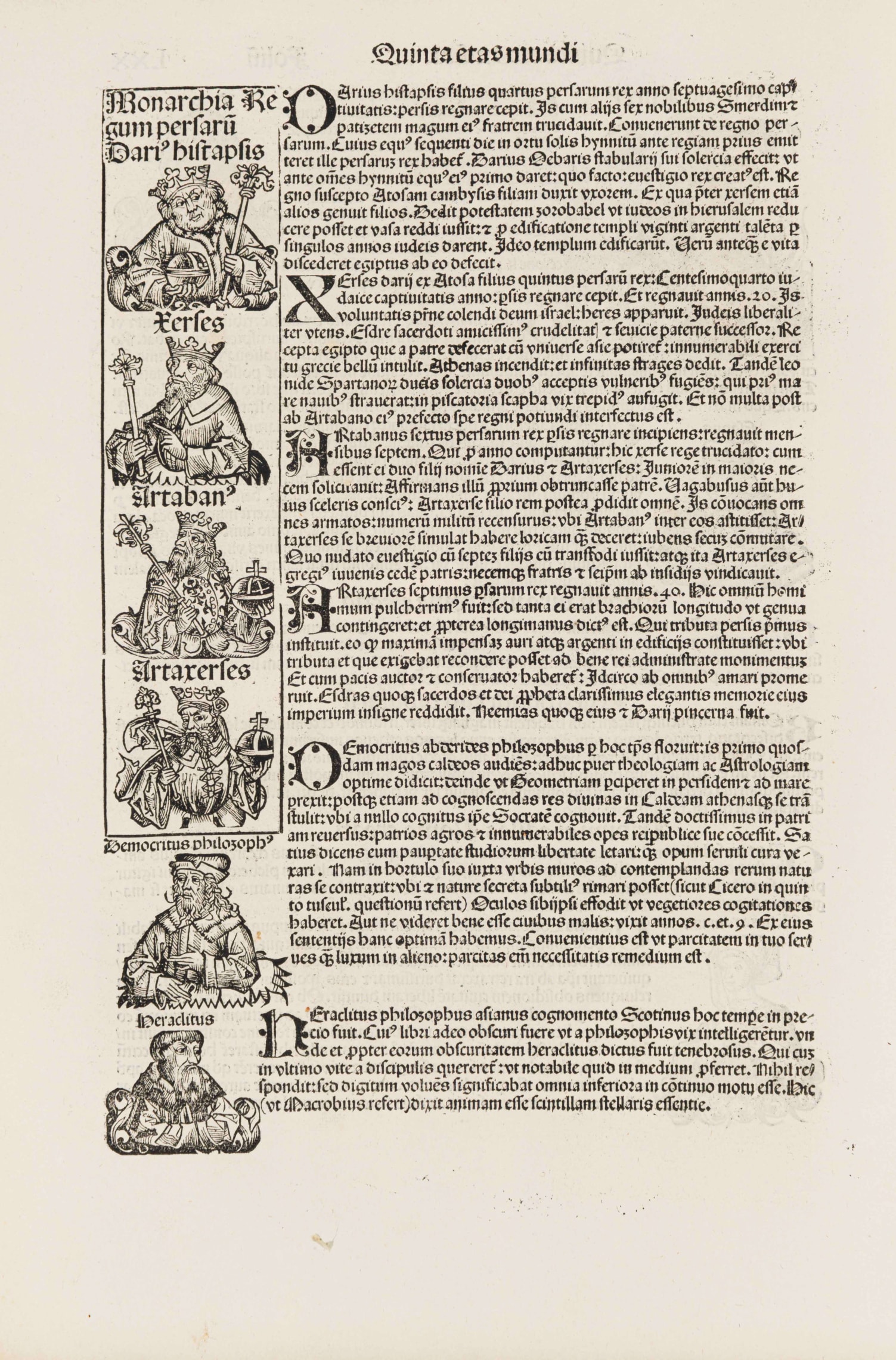Chronicle of the World 1493, nine by Collection of Woodcuts by Unknown ...