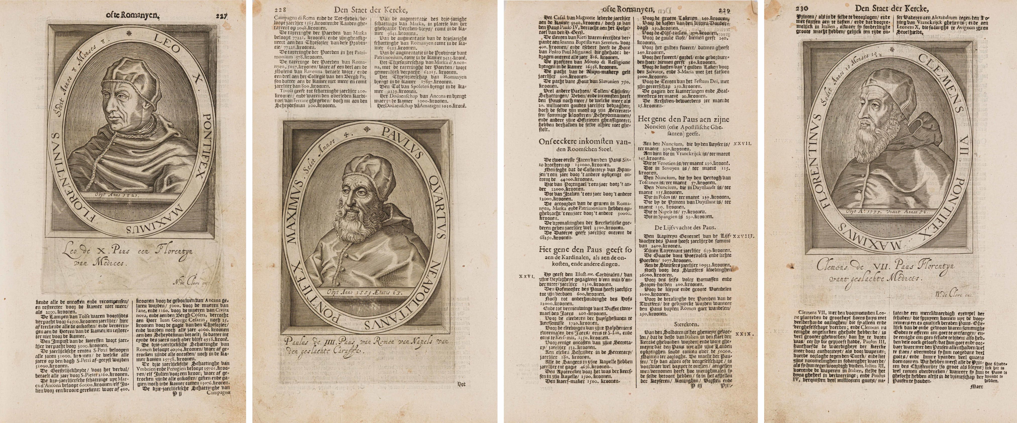 Leo X Pontifex Maximus Florentinus Sedit Annos 8 Menses 8/Paulus ...