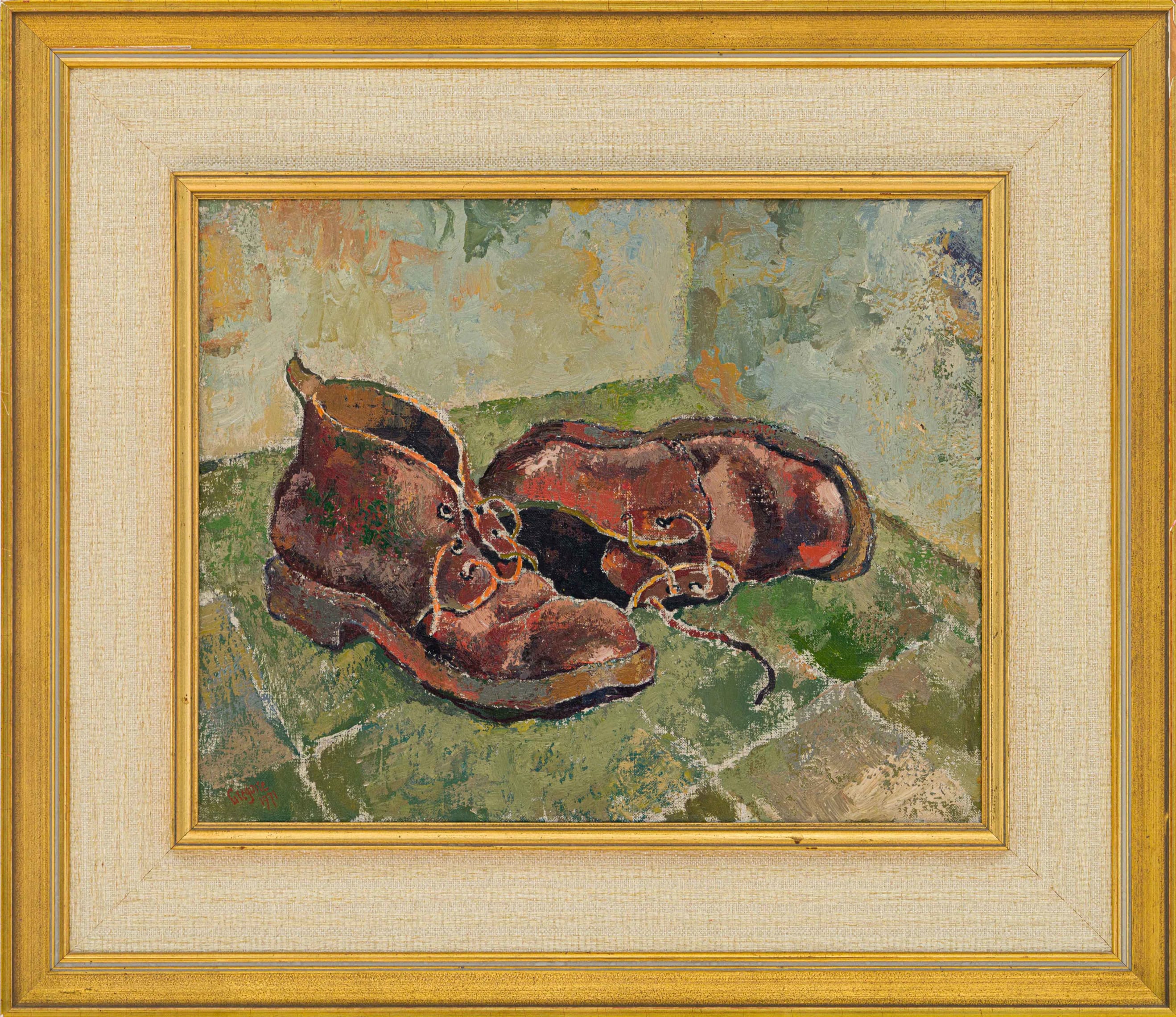 Veld Shoes 'Homage to Van Gogh' by Gregoire Boonzaier | Strauss & Co