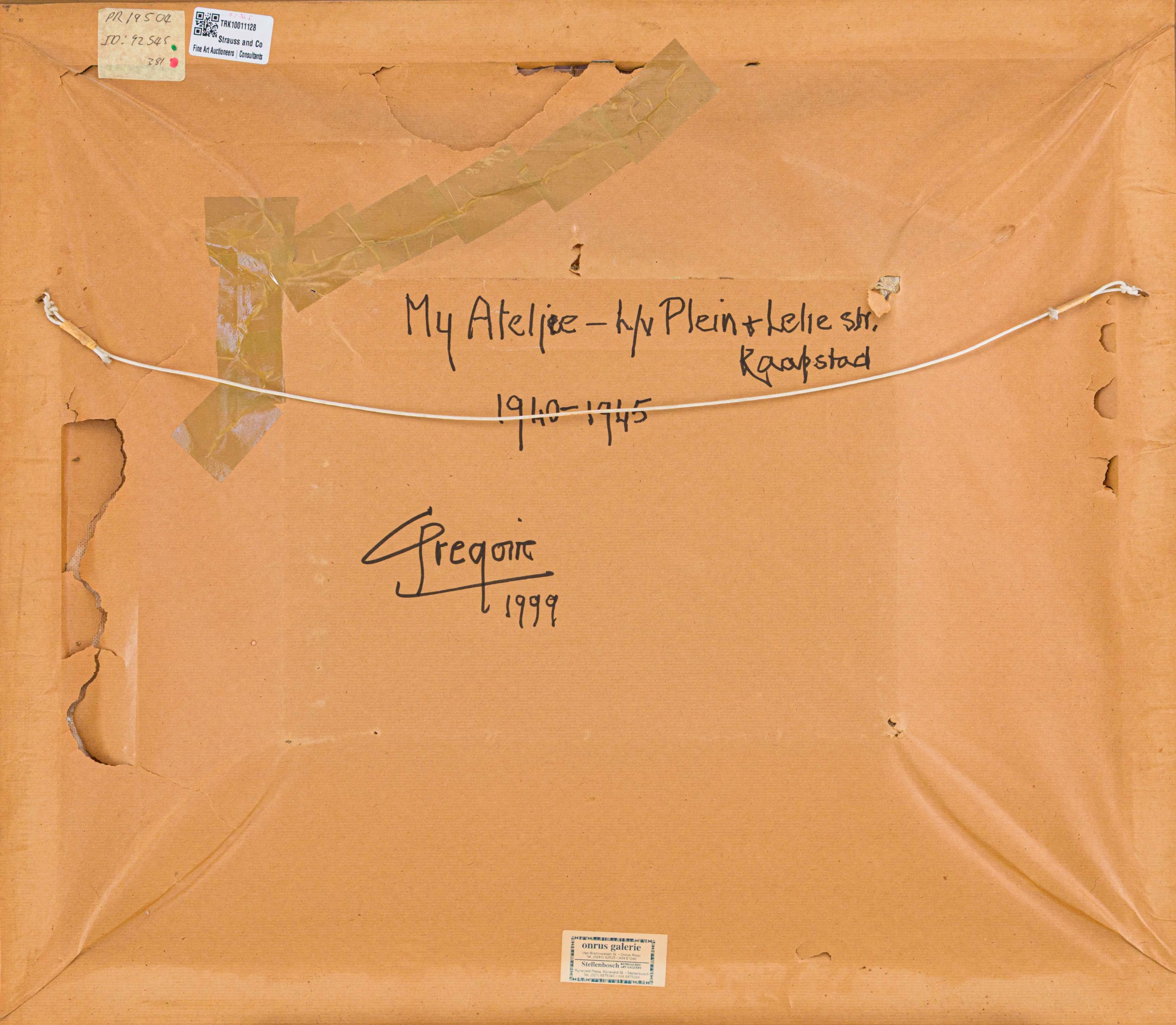 My Ateljee - h/v Plein + Leilie Str. Kaapstad 1940-1945 (My Studio - h ...