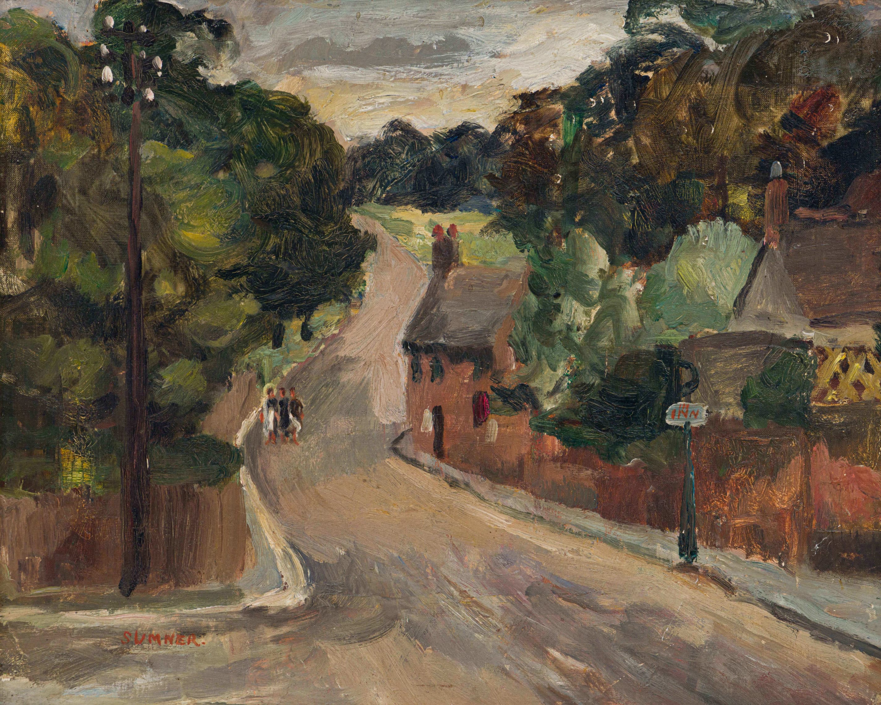 Street Scene by Maud Sumner | Strauss & Co