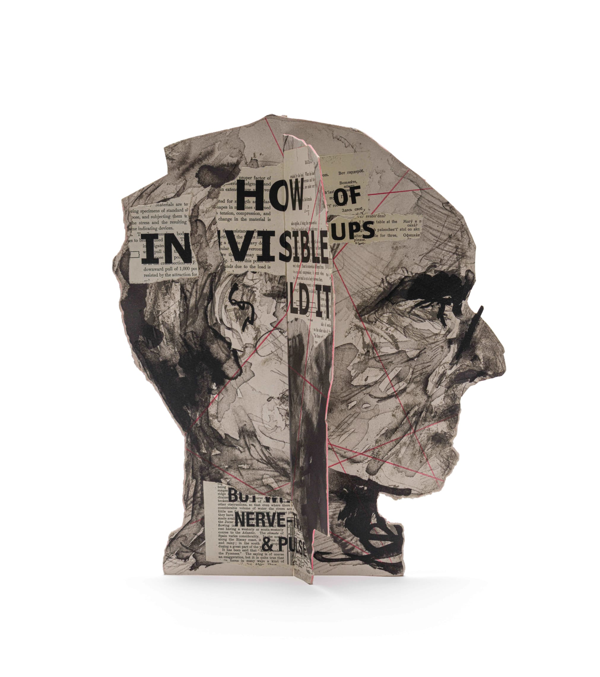 Head I, Four Paper Heads Series by William Kentridge | Strauss & Co