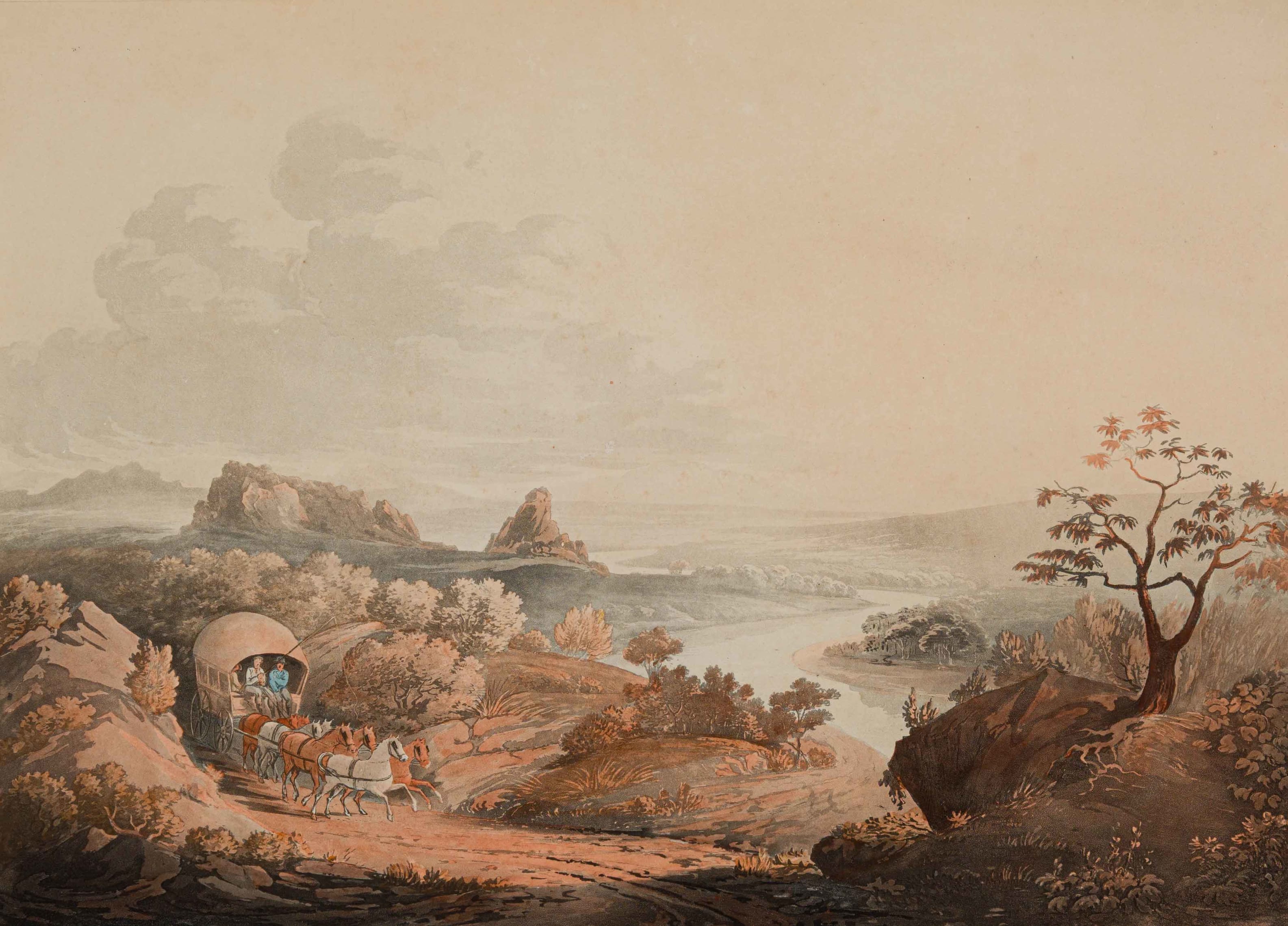 A View near the Roode Sand Pass at the Cape of Good Hope by Henry Salt ...