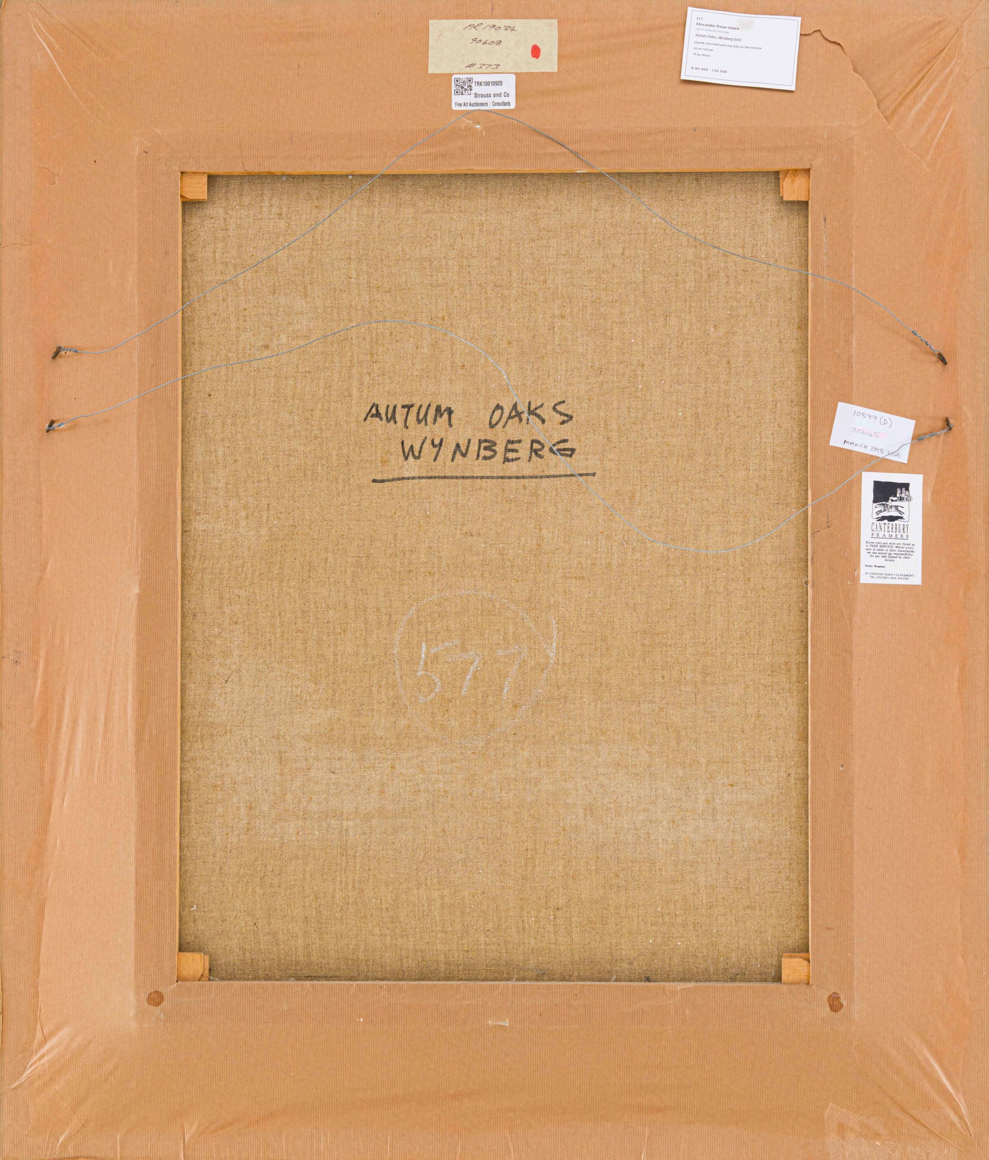 Autum (sic) Oaks, Wynberg by Alexander Rose-Innes | Strauss & Co