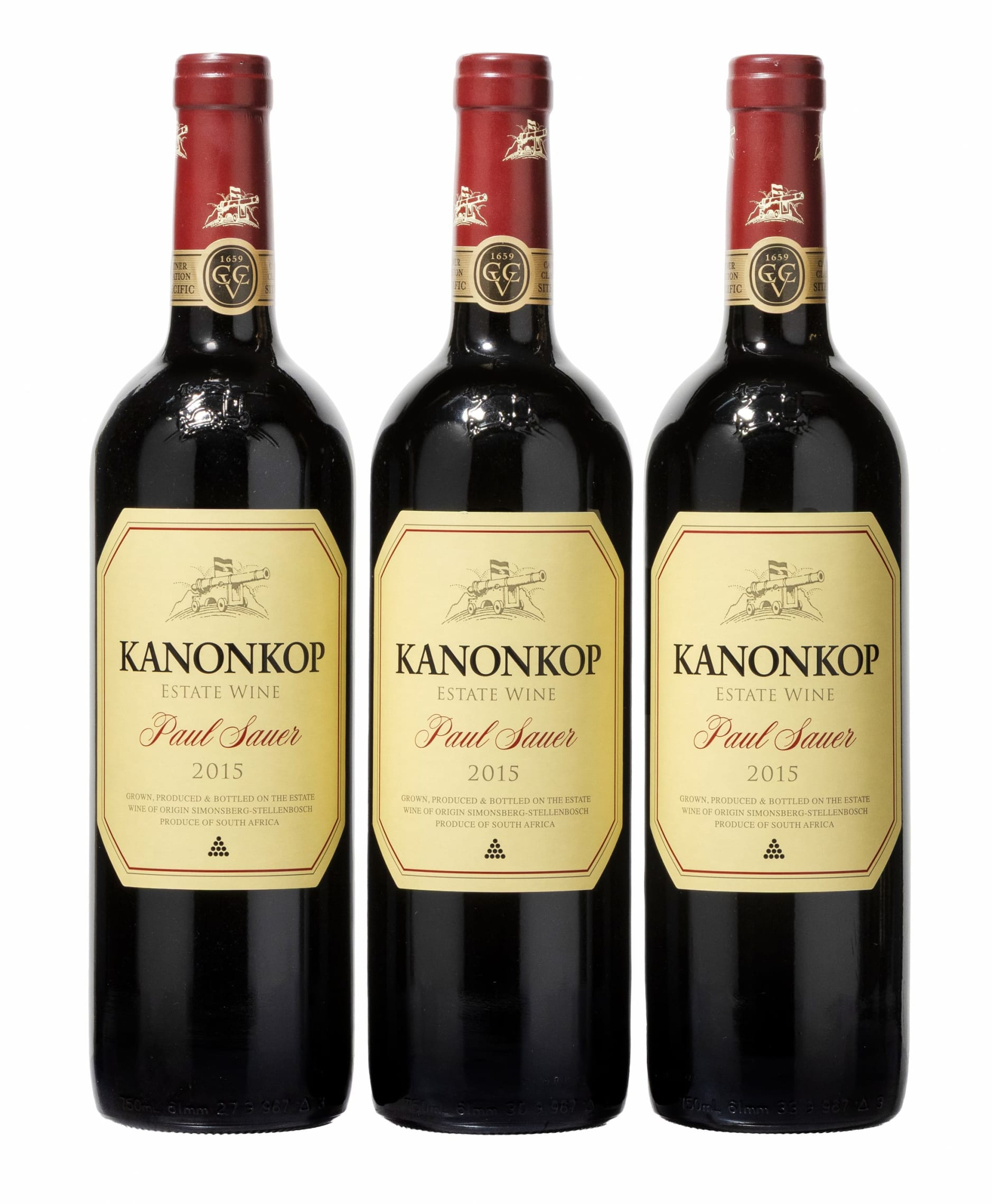 Paul Sauer 2015 3 (1 x 3) 750ml by Kanonkop | Strauss & Co