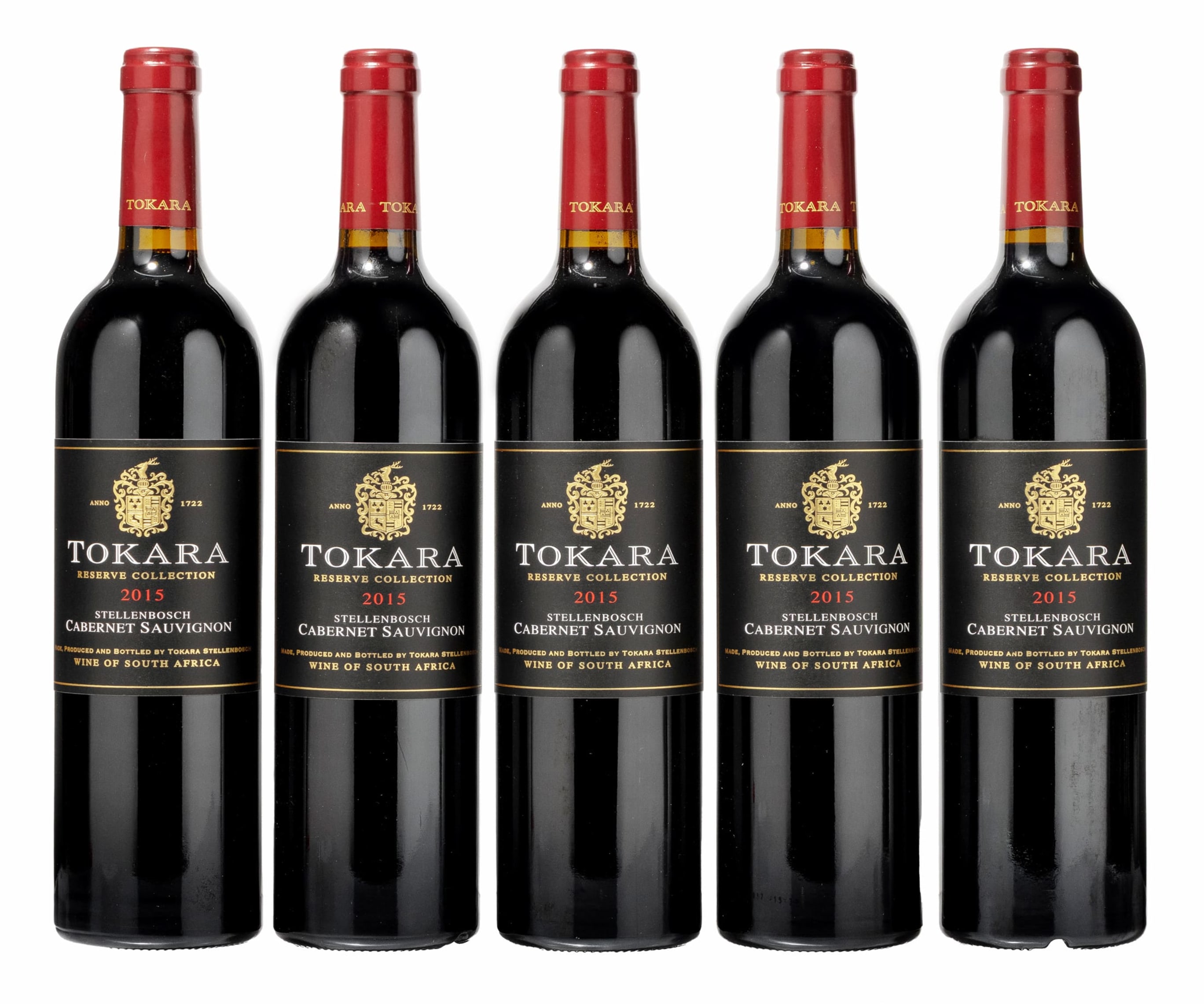 Reserve Collection Cabernet Sauvignon 2015 5 (1 x 5) 750ml by Tokara ...