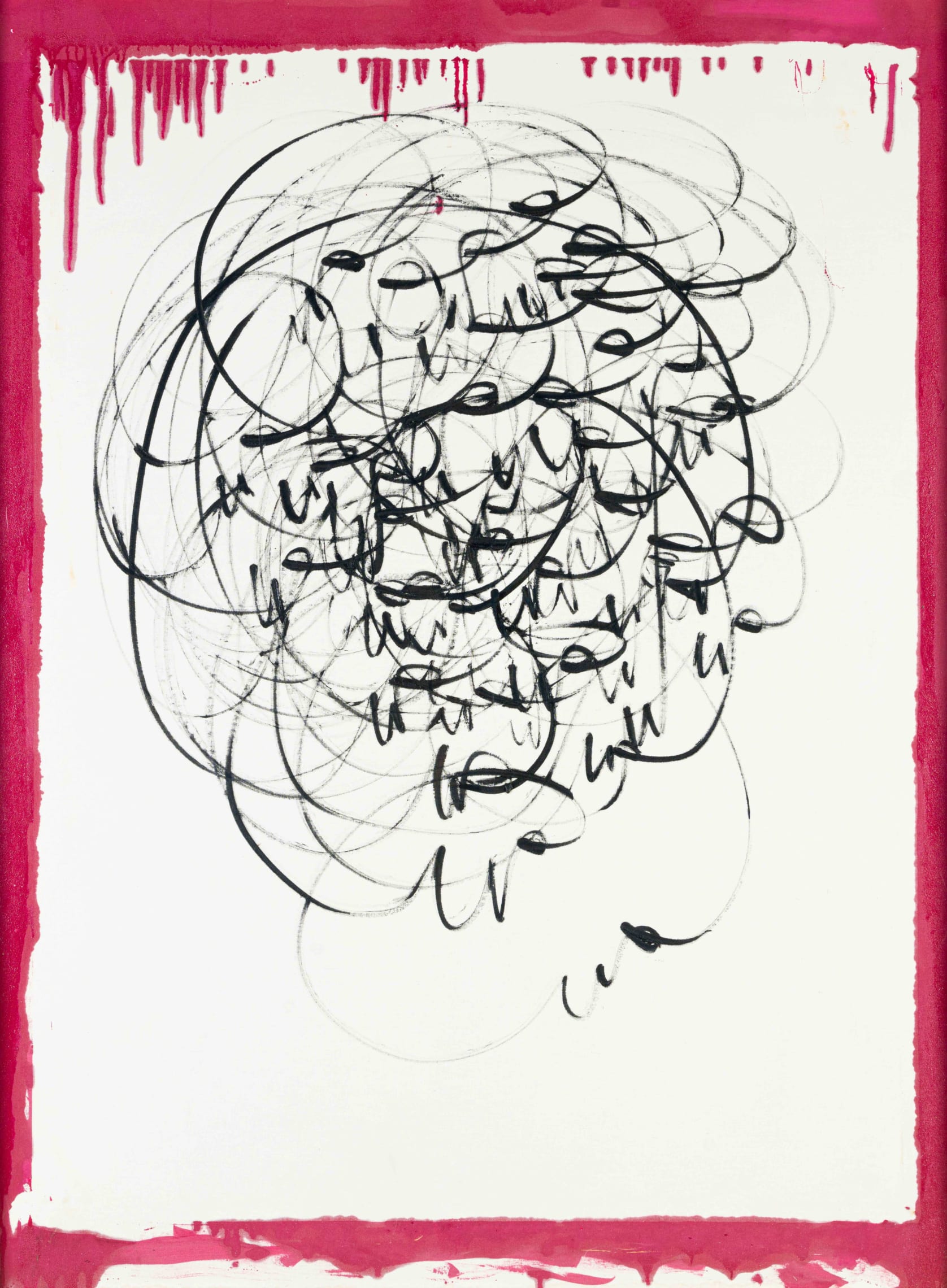 Abstract in Red and Black by Farai Engelbrecht | Strauss & Co