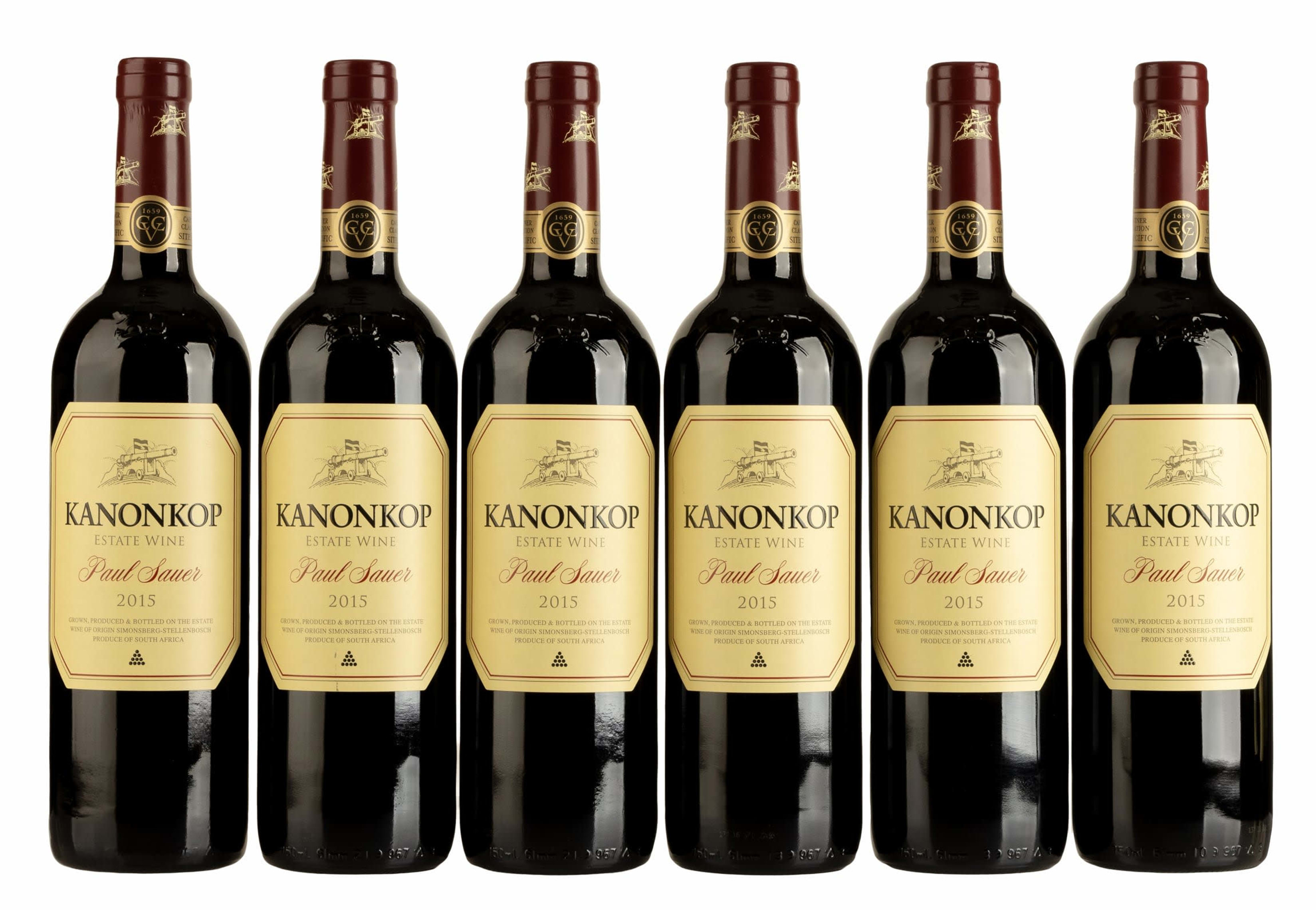 Paul Sauer 2015 6 (1 x 6) 750ml by Kanonkop | Strauss & Co