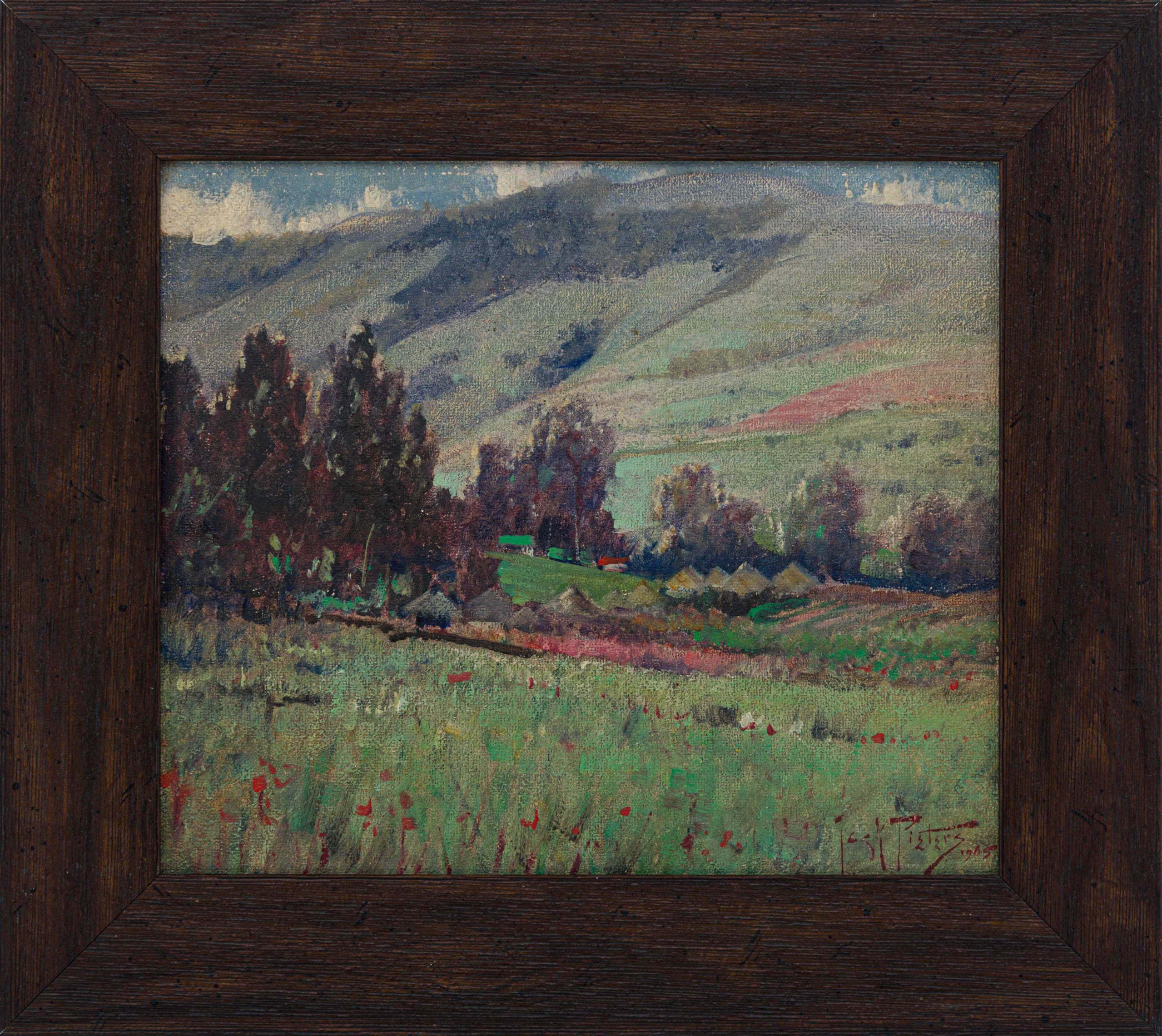 Mountain Landscape with Trees by Jack Pieters | Strauss & Co