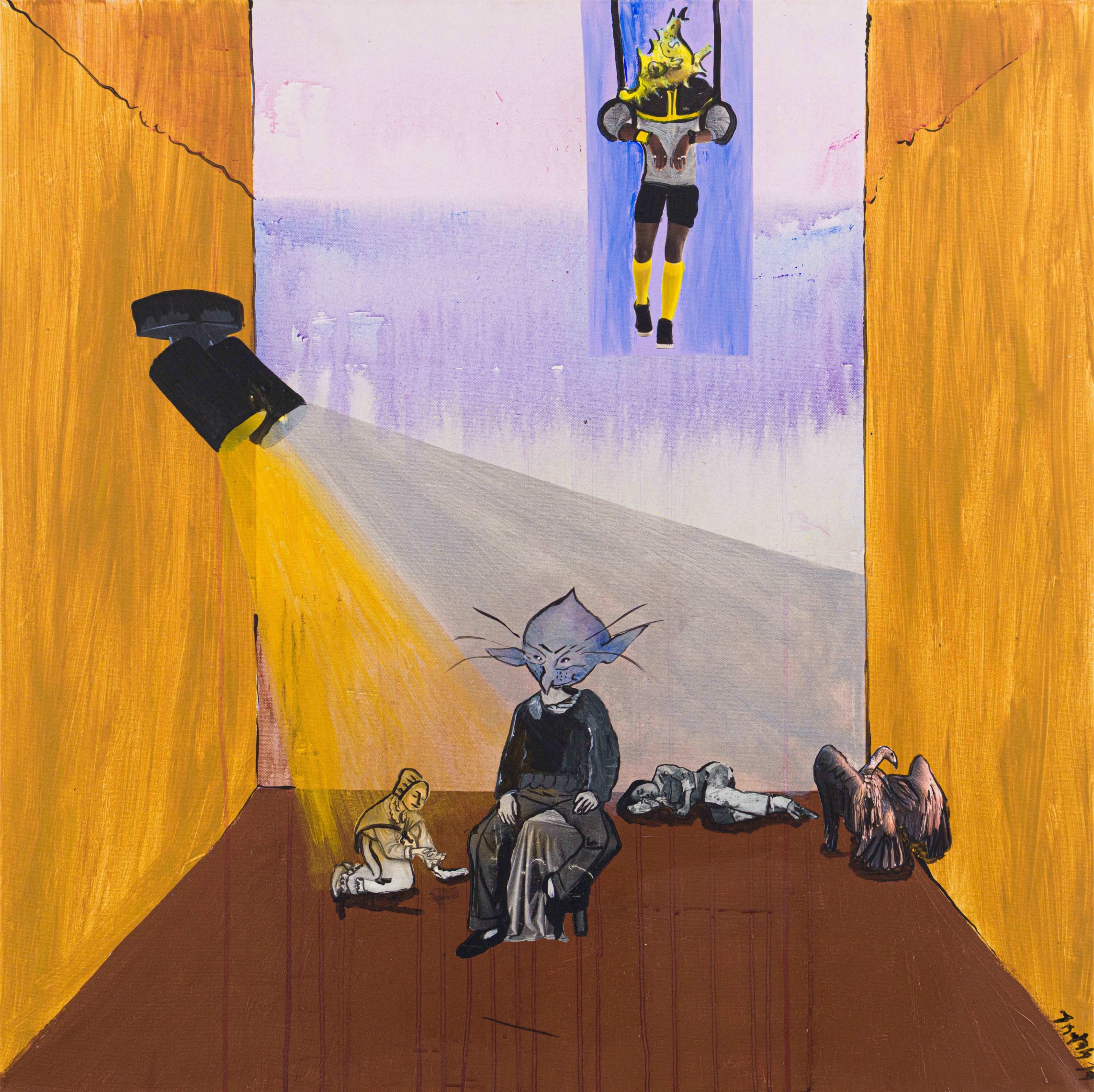 The King with Scraps II by Teresa Kutala Firmino | Strauss & Co