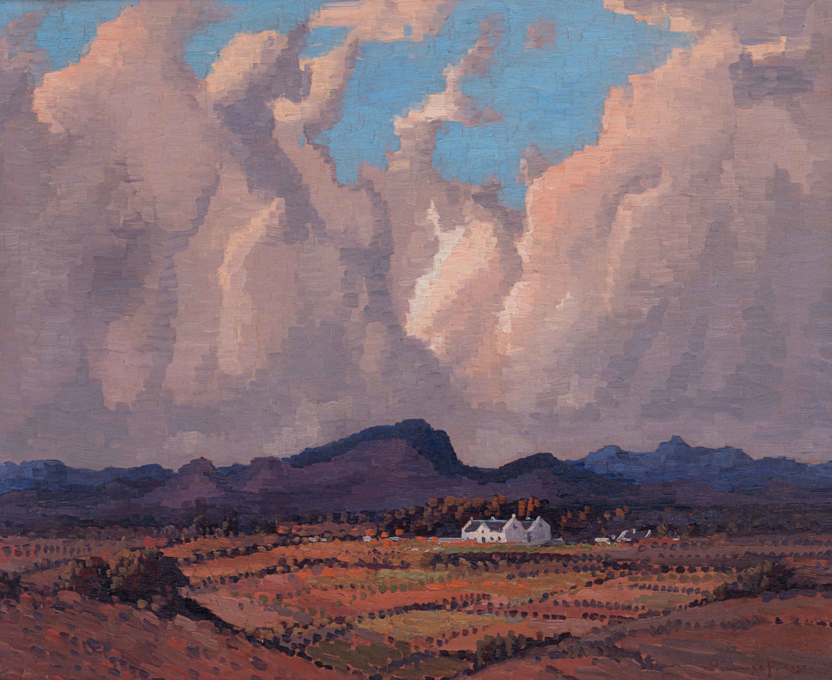 Boland Farm by Jacob Hendrik Pierneef | Strauss & Co