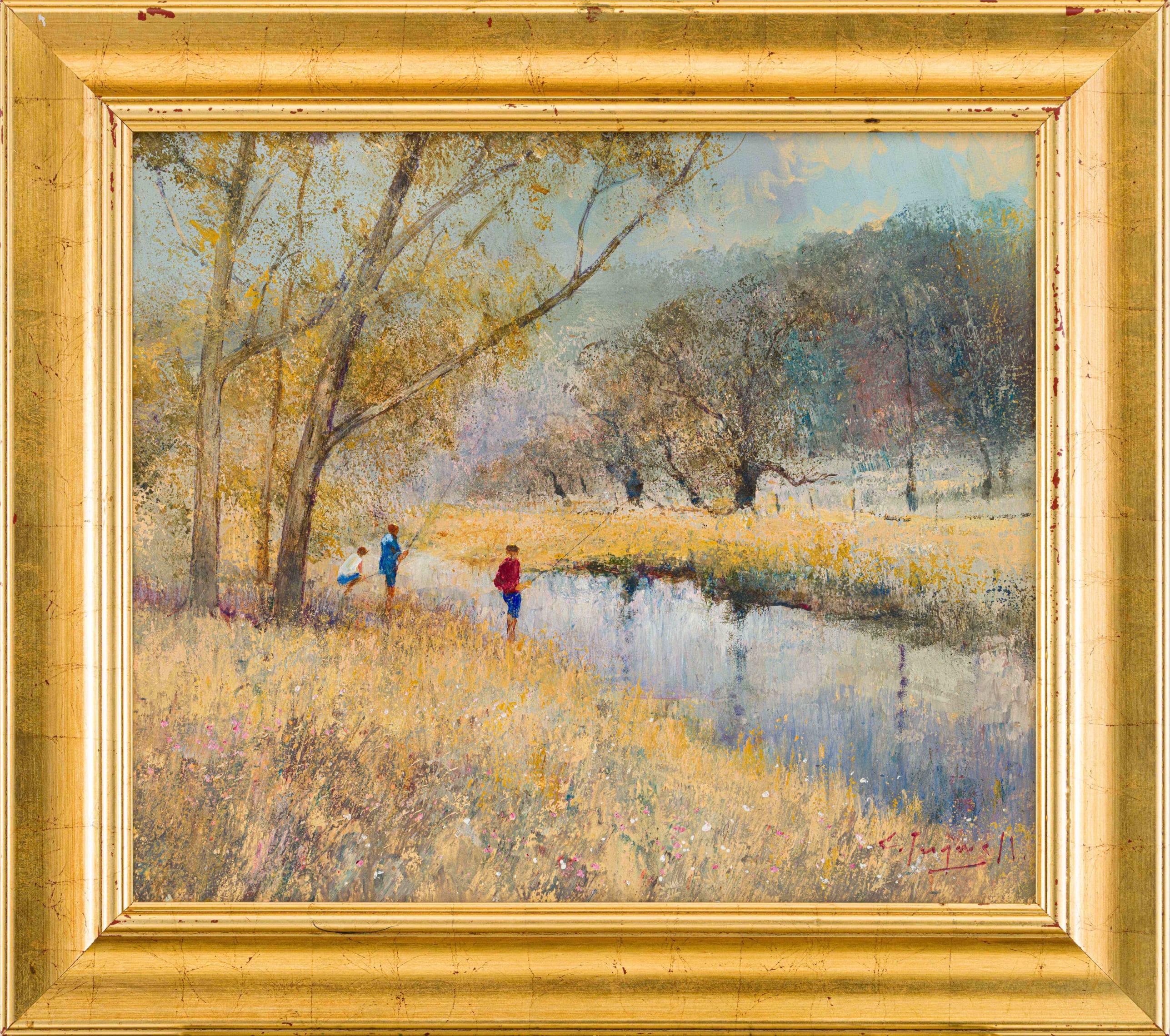 Three Boys Fishing by Christopher Tugwell | Strauss & Co