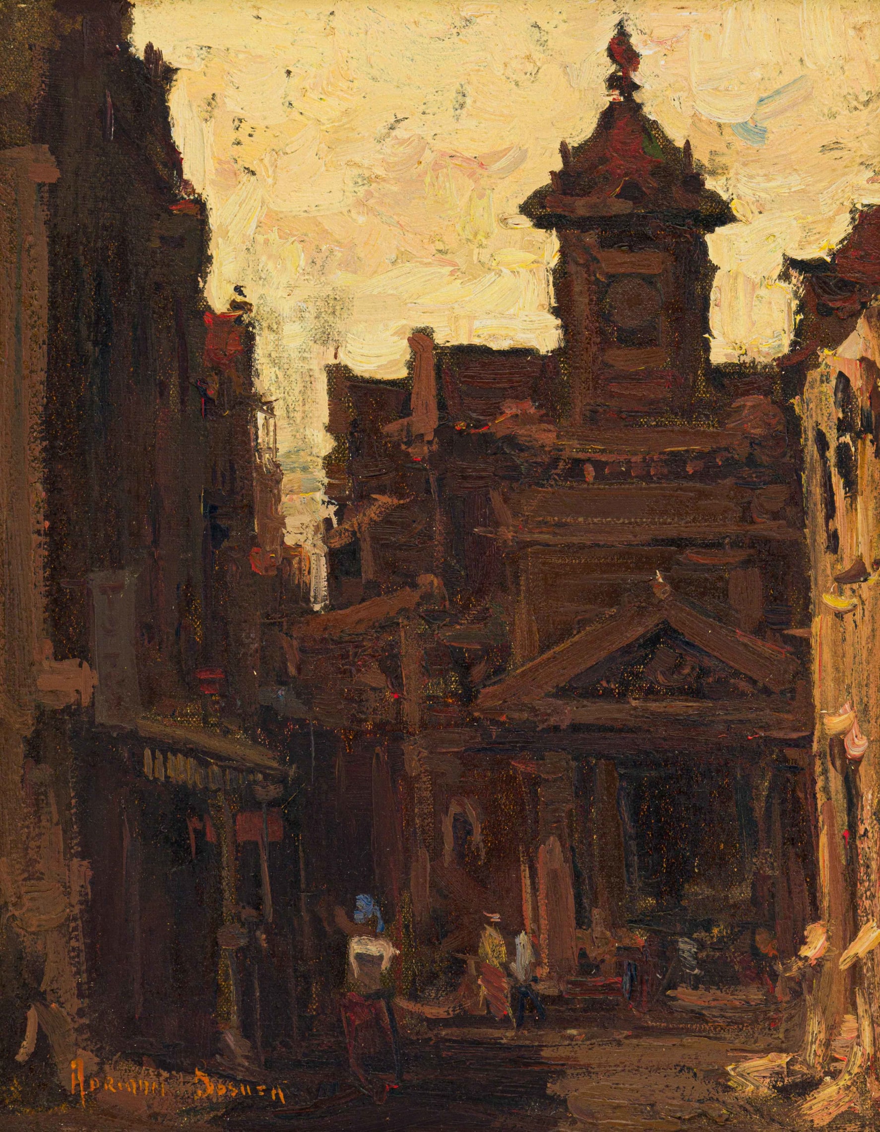 Church Scene by Adriaan Boshoff | Strauss & Co
