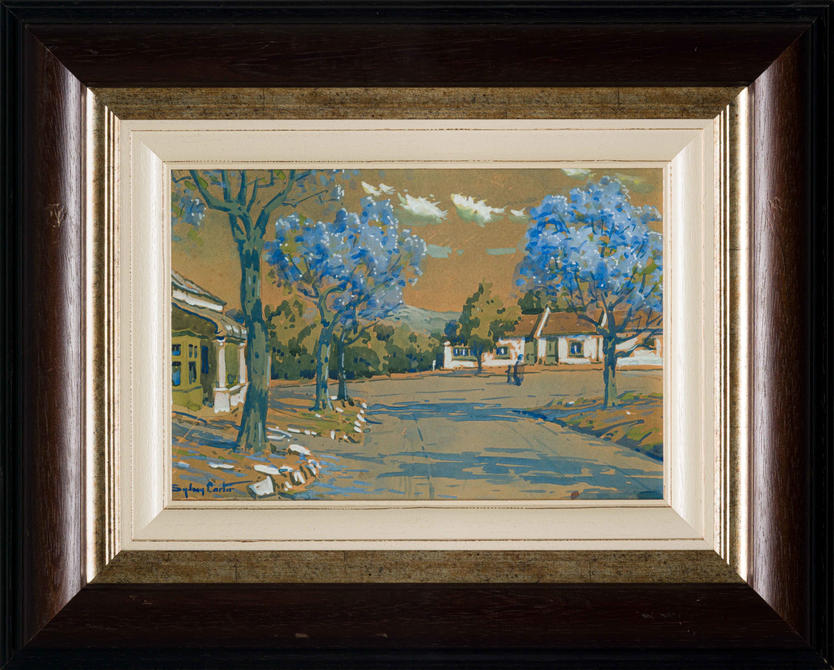Street Scene with Trees by Sydney Carter | Strauss & Co