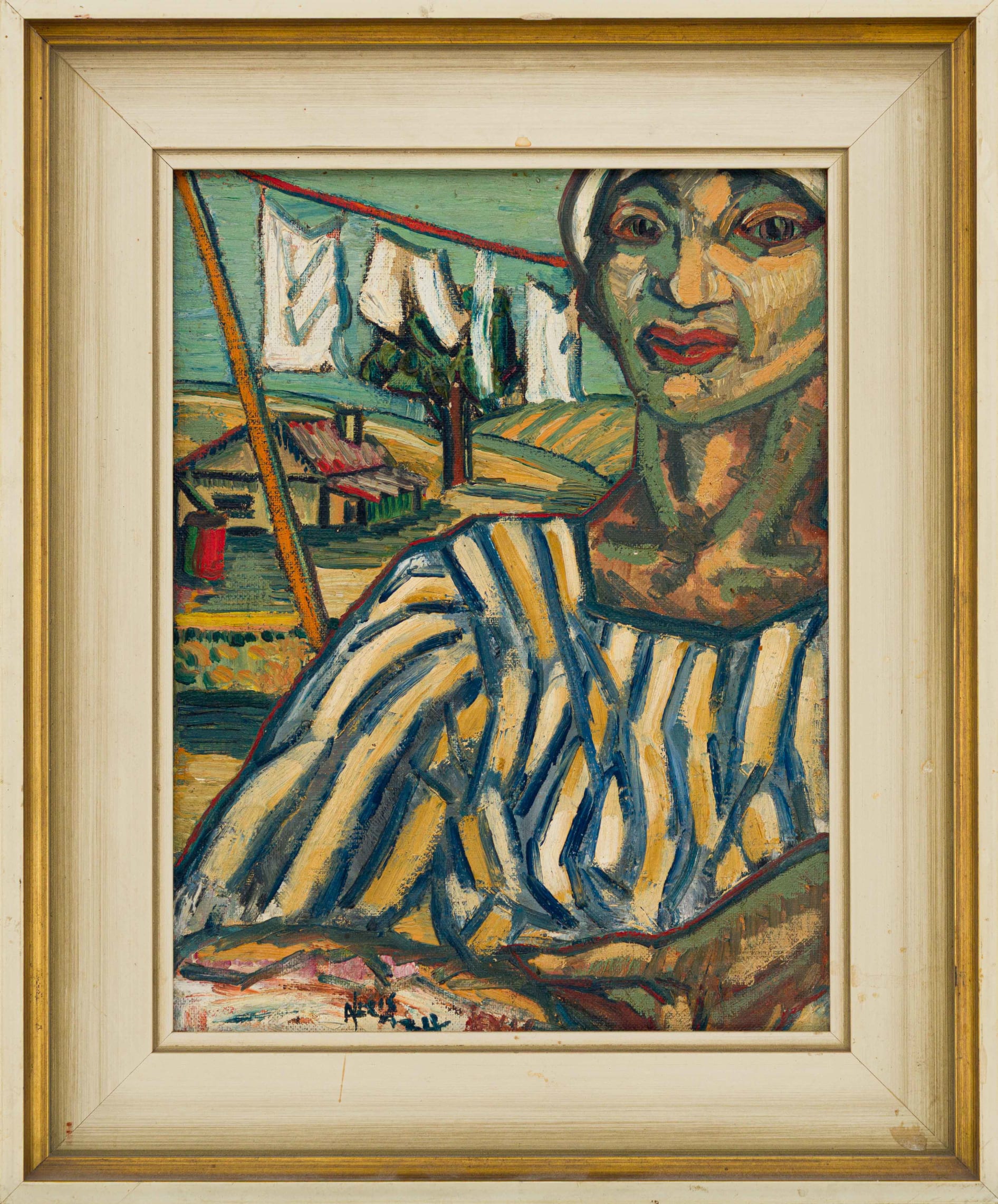 Woman with Laundry by Alexis Preller | Strauss & Co