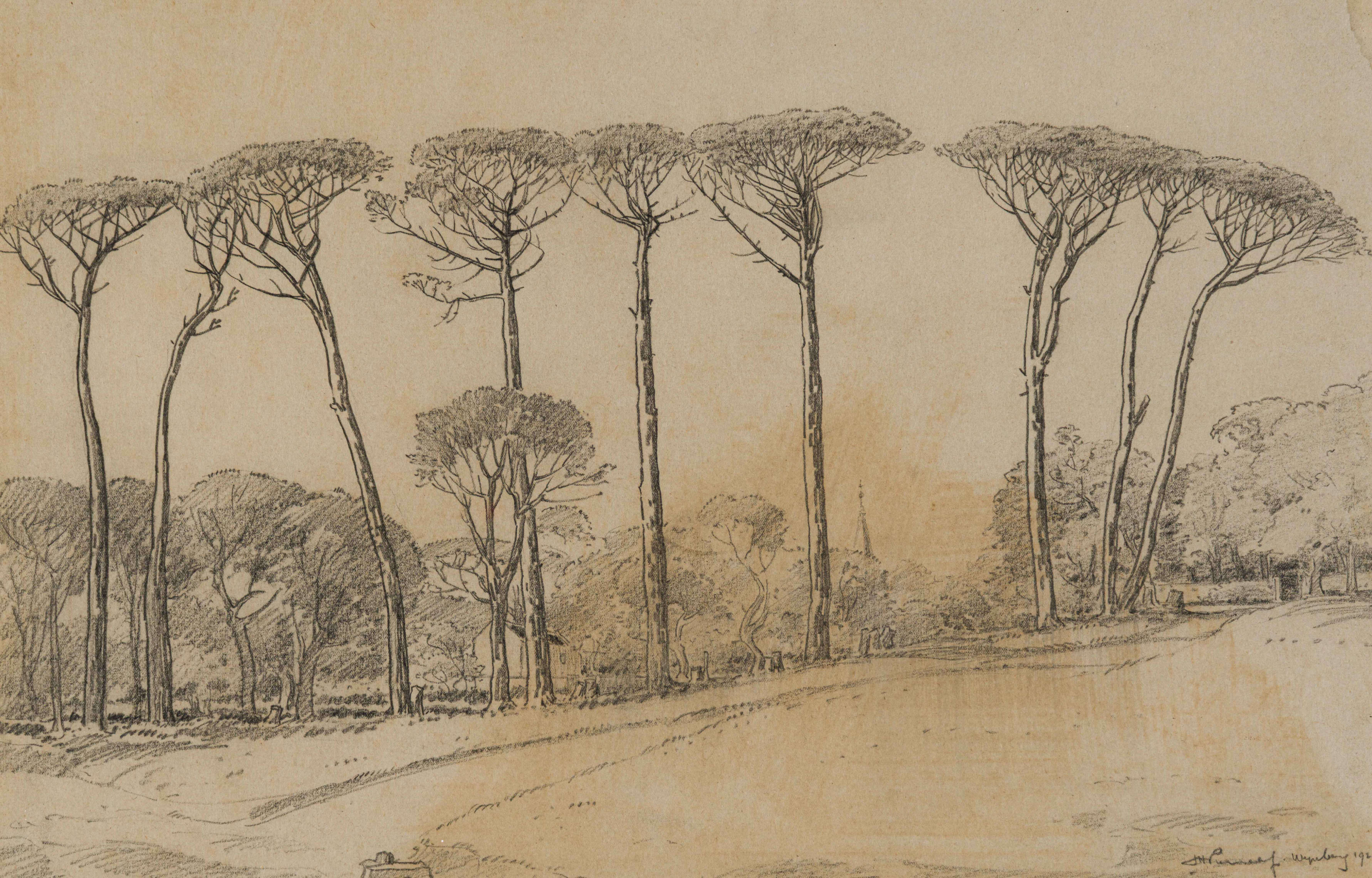 Landscape with Trees, Wynberg by Jacob Hendrik Pierneef | Strauss & Co