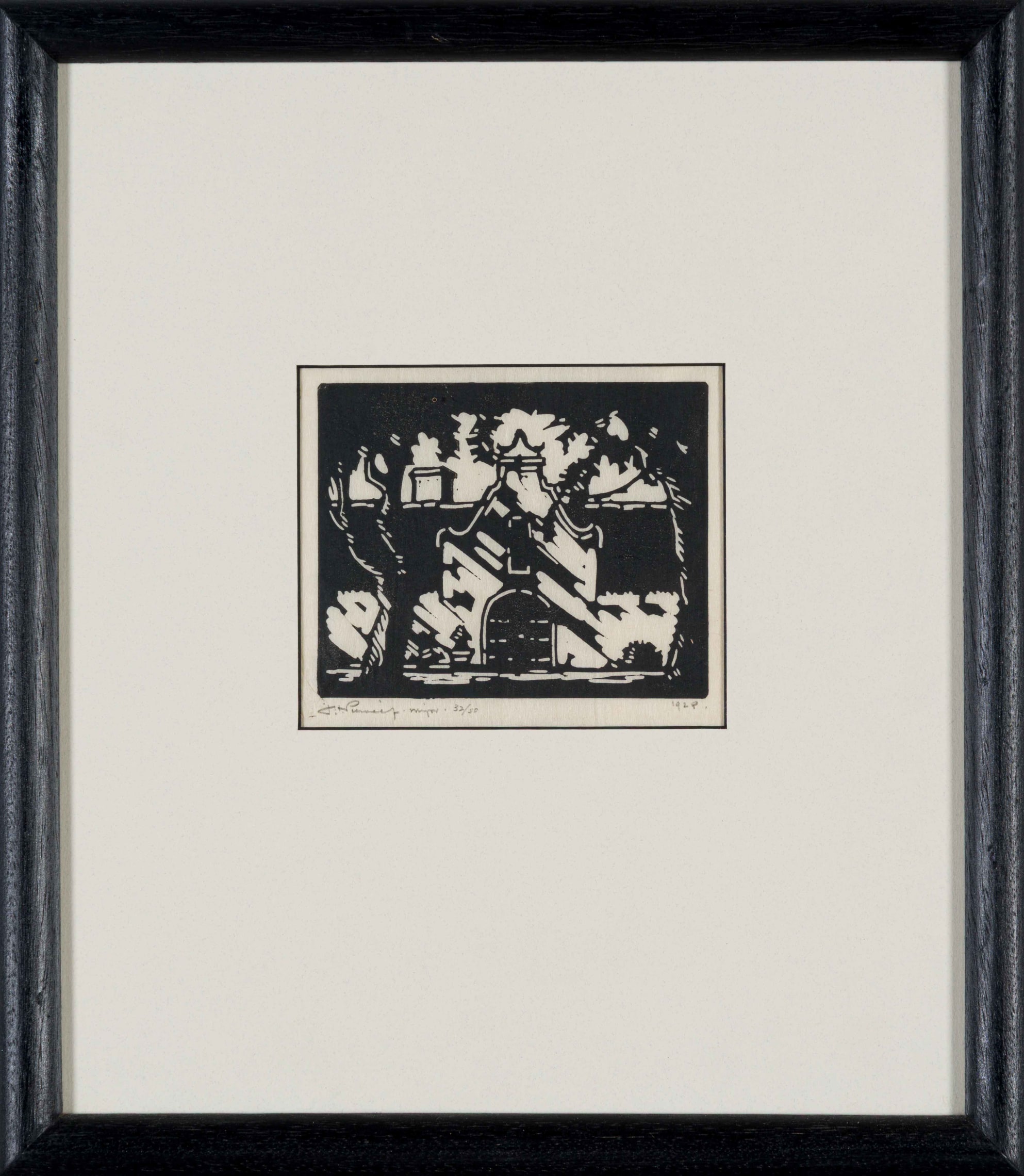 Gewel, Stellenbosch (Gable, Stellenbosch) (Nilant 17) by Jacob Hendrik ...