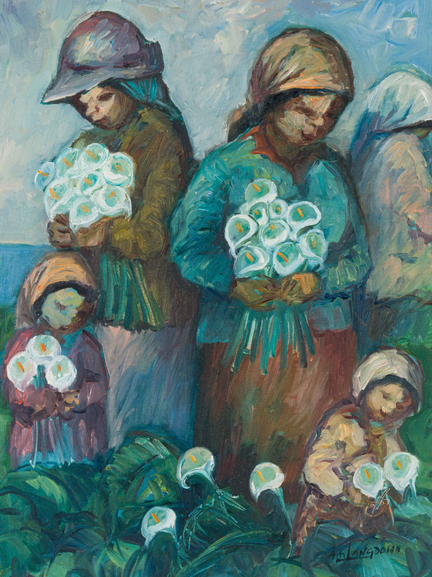 Arum Lily Pickers by Amos Langdown | Strauss & Co