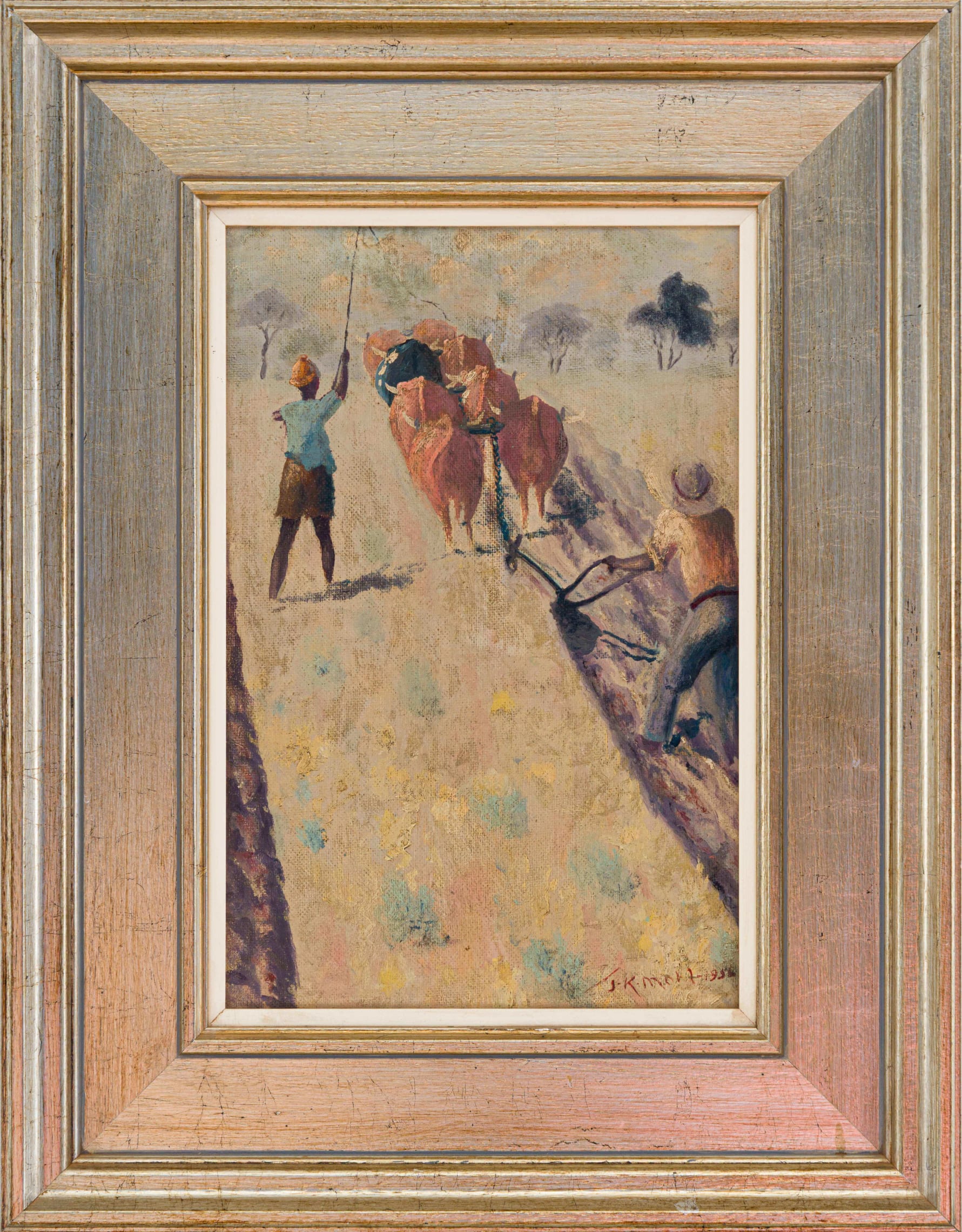 The Ploughing Season in Bechuanaland by John Koenakeefe Mohl | Strauss & Co