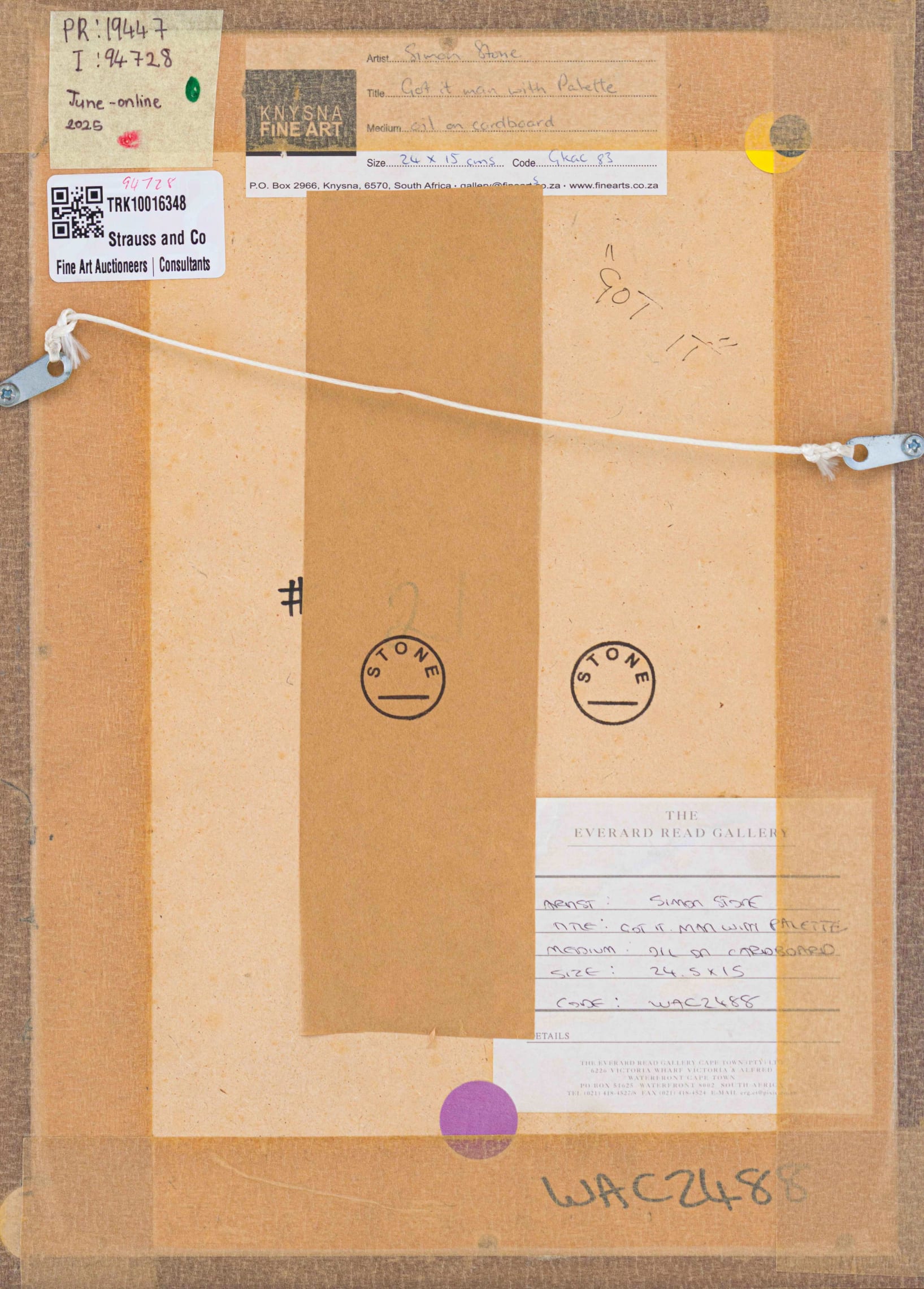 Got It. Man with Palette by Simon Stone | Strauss & Co