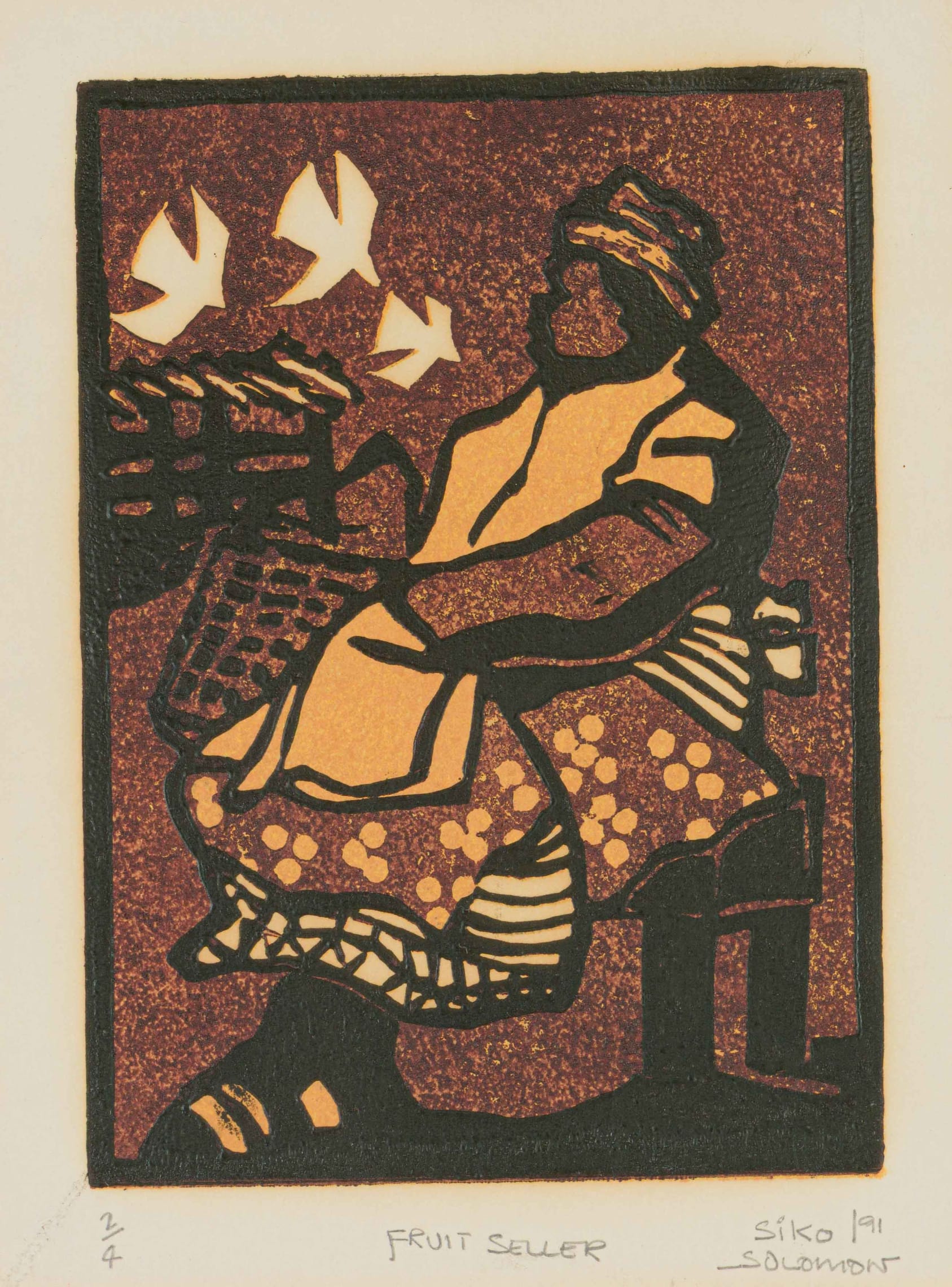 Fruit Seller by Solomon Siko | Strauss & Co