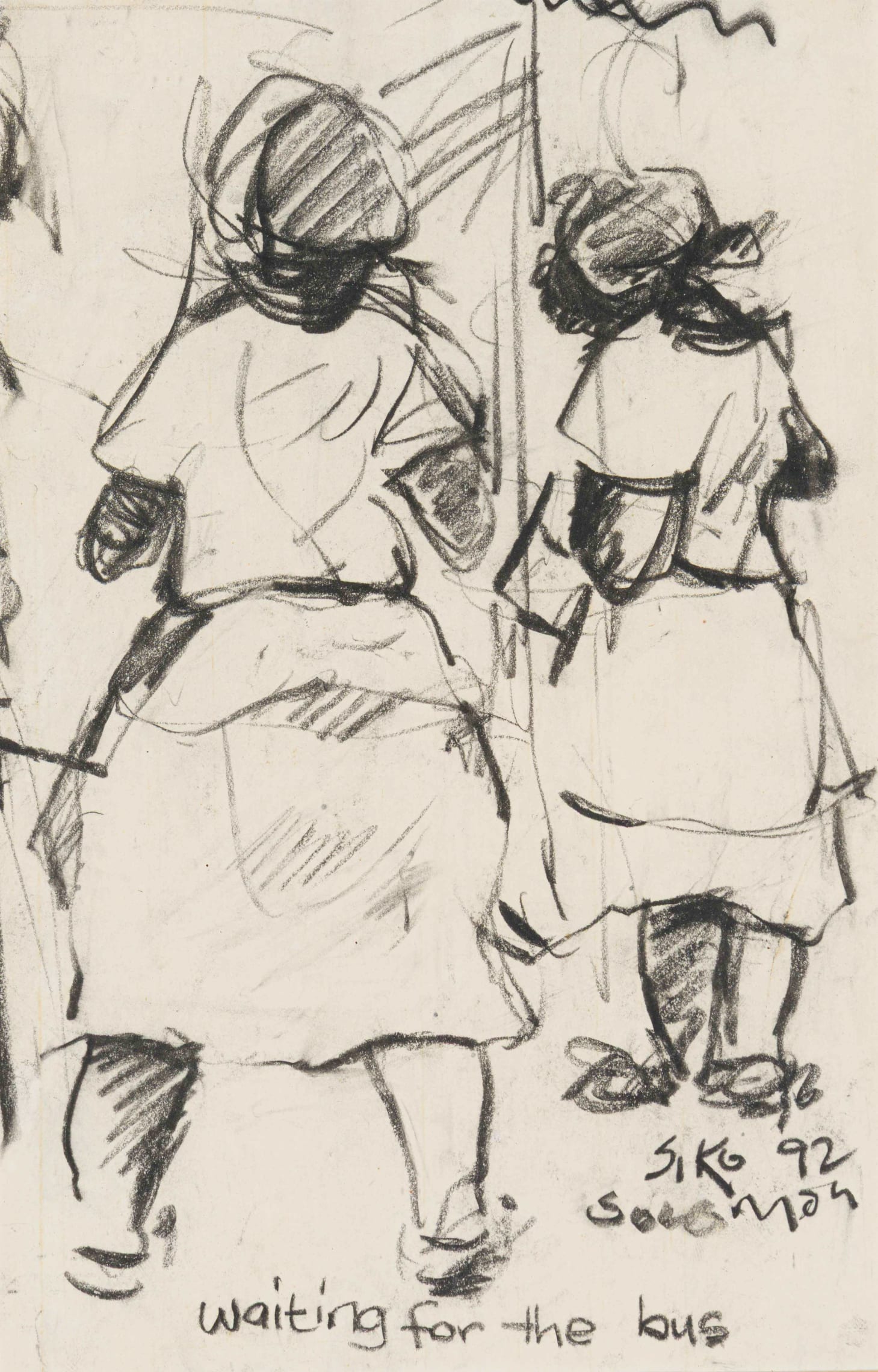 Waiting for the Bus by Solomon Siko | Strauss & Co