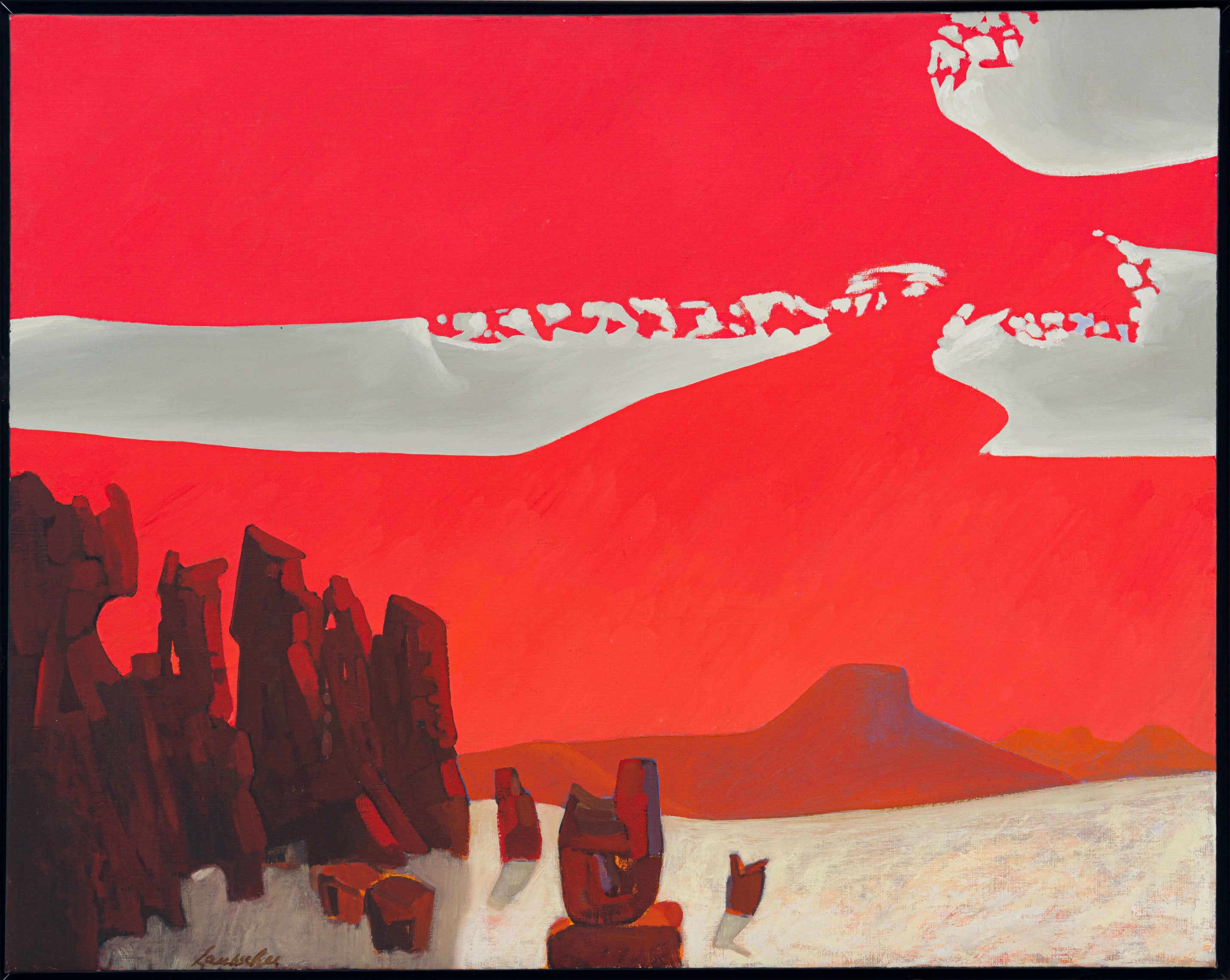 Rooi Rotse, Bokkeveld (Red Rocks, Bokkeveld) by Erik Laubscher ...