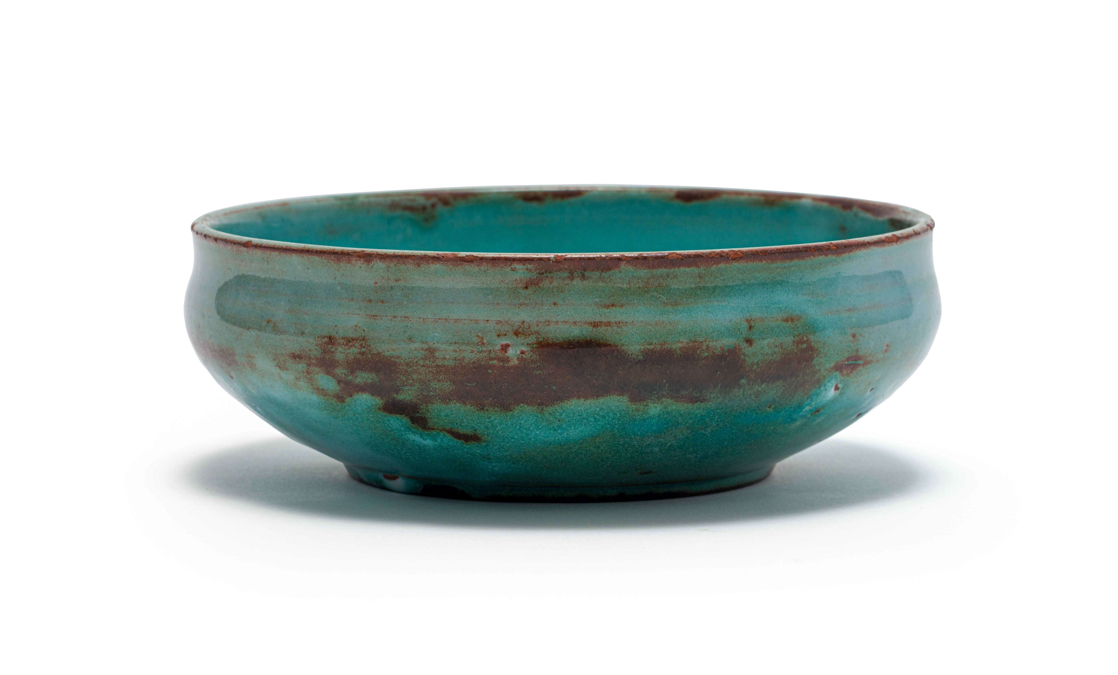Low-footed bowl by Linn Ware/Ceramic Studio | Strauss & Co