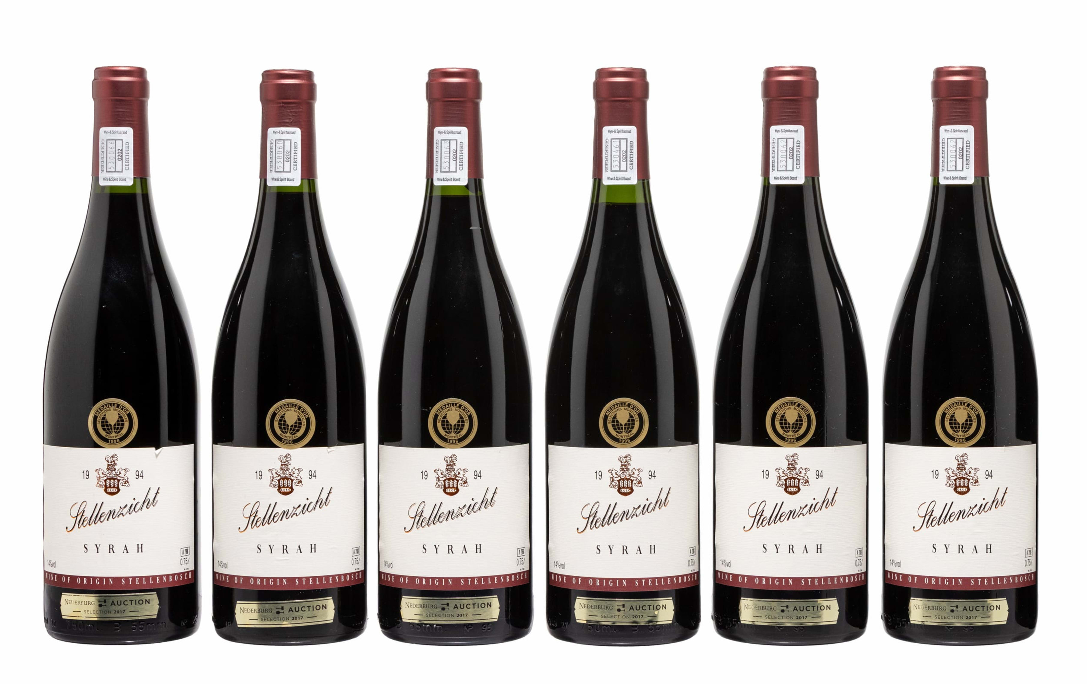 Syrah 1994 6 (1 x 6) 750ml by Stellenzicht | Strauss & Co