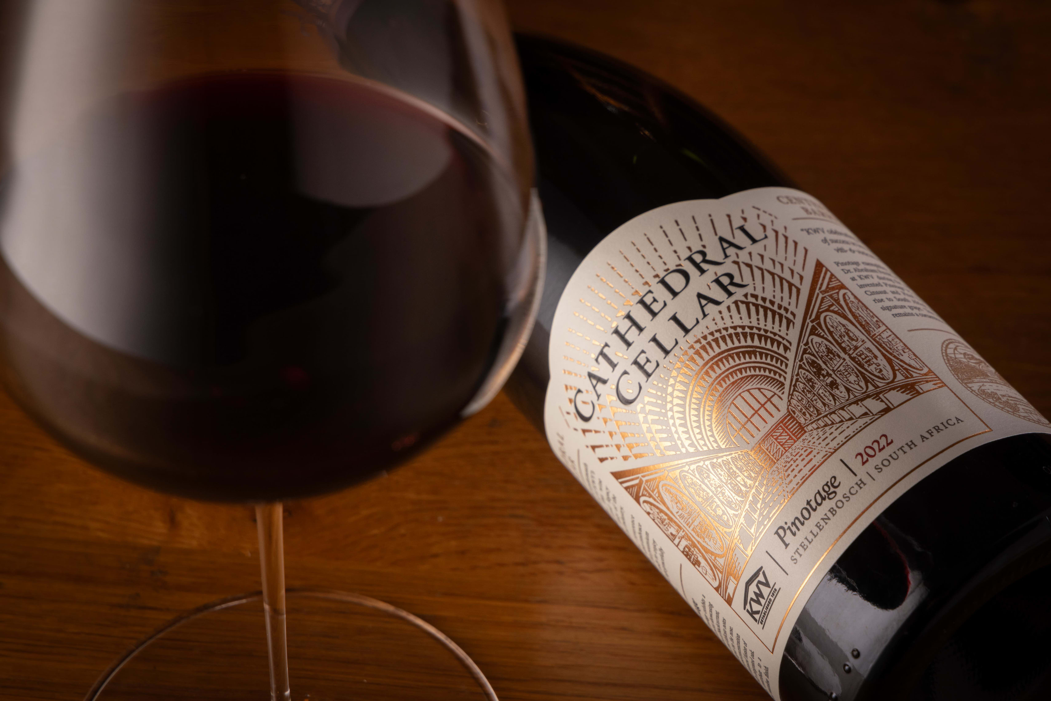 Collection of Cathedral Cellar Pinotage 2022 6 (1 x 6) 750ml by KWV ...