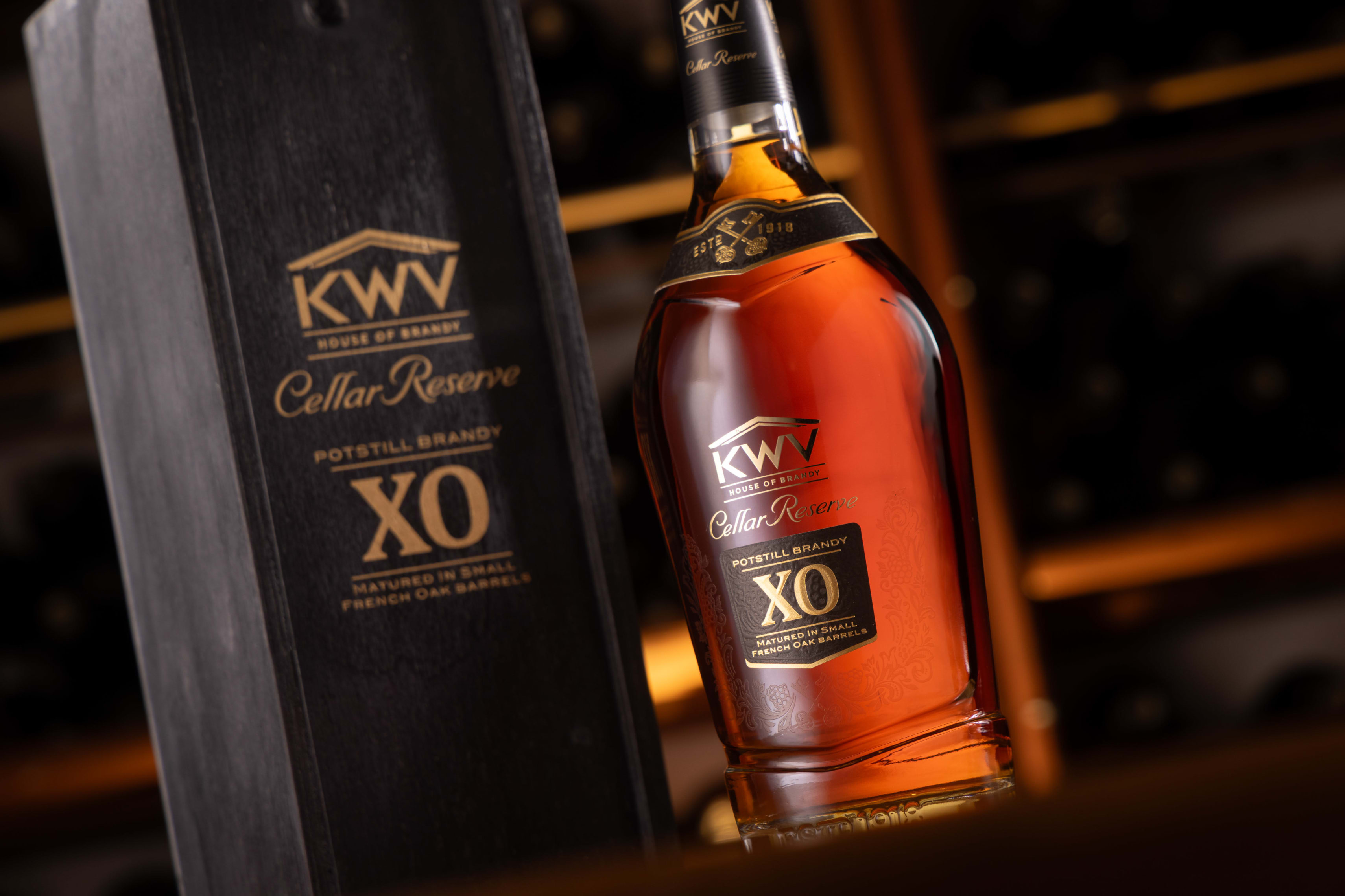 XO Cellar Reserve Brandy Gift NV 1 (1 x 1) 750ml by KWV | Strauss & Co