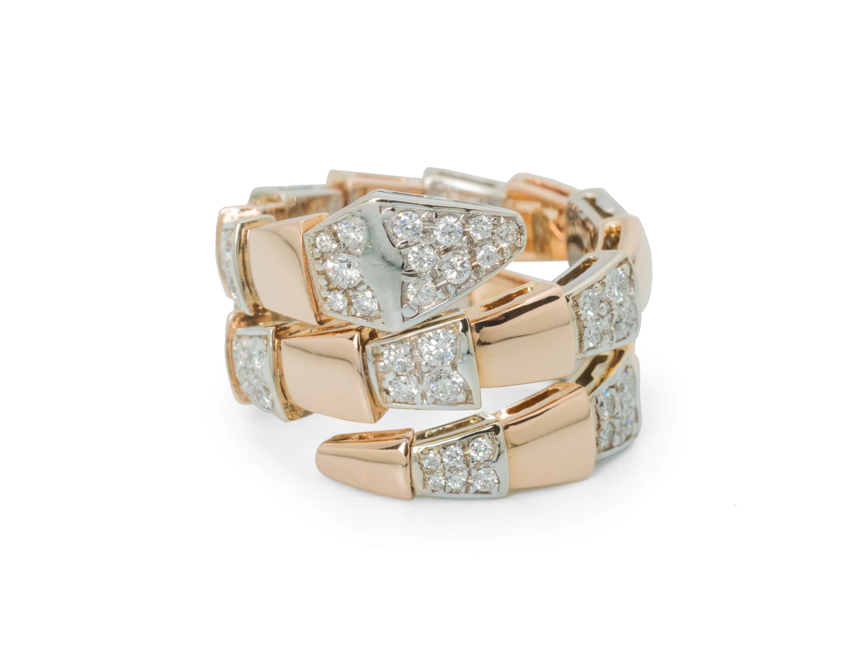 Diamond serpent ring | Strauss & Co