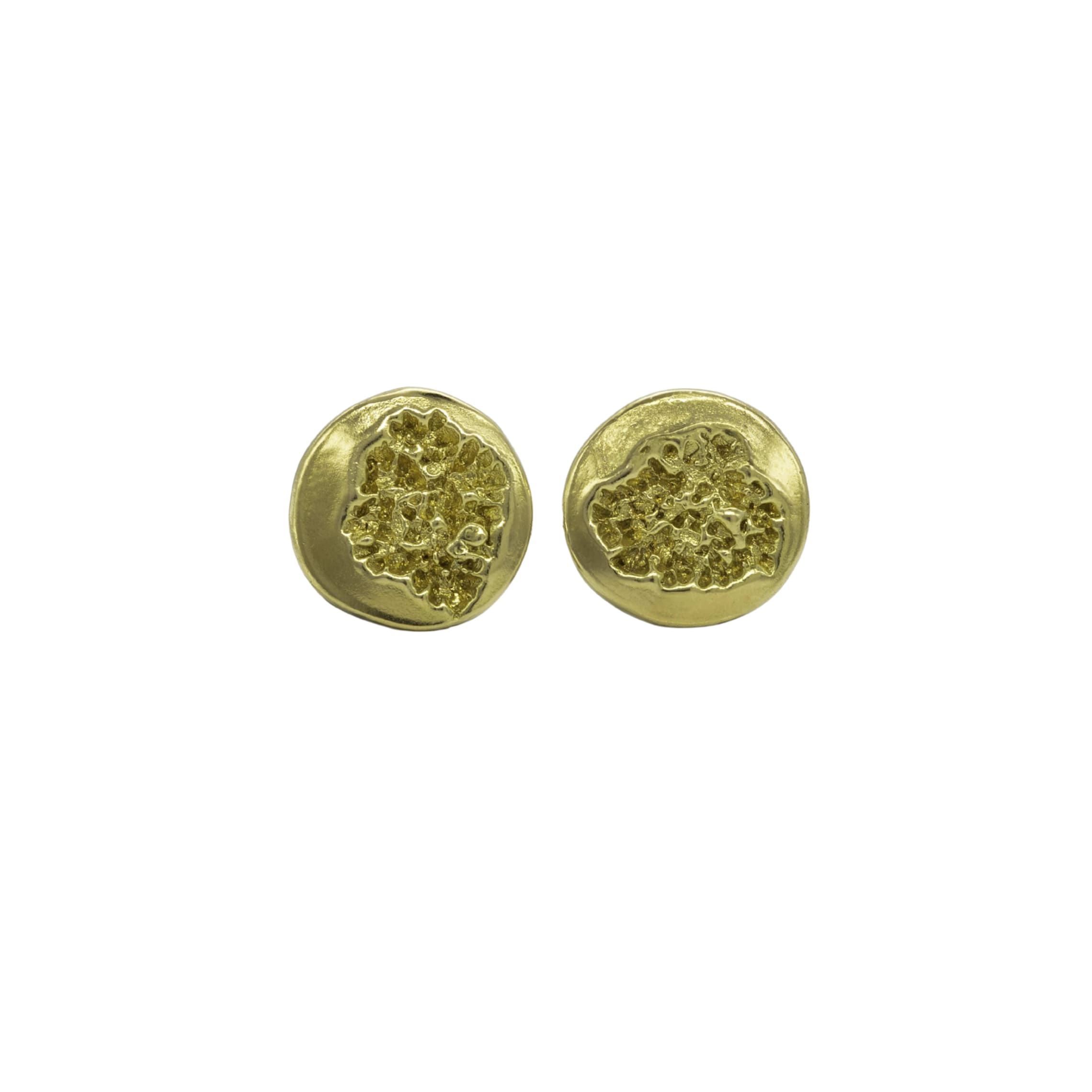 Erosion disc earrings, Emefa Cole | Strauss & Co