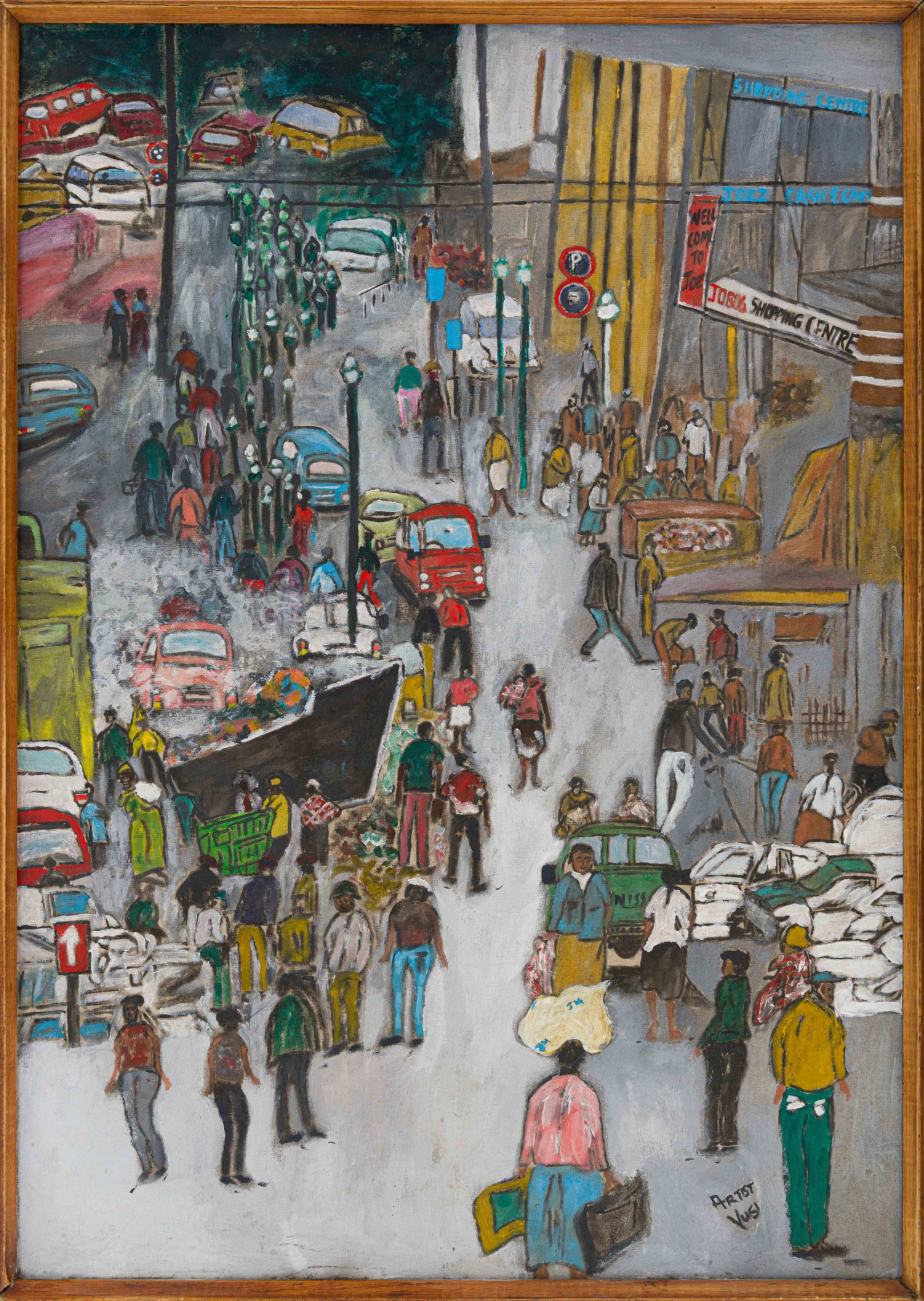 Busy Street Scene by Vusi Khumalo | Strauss & Co