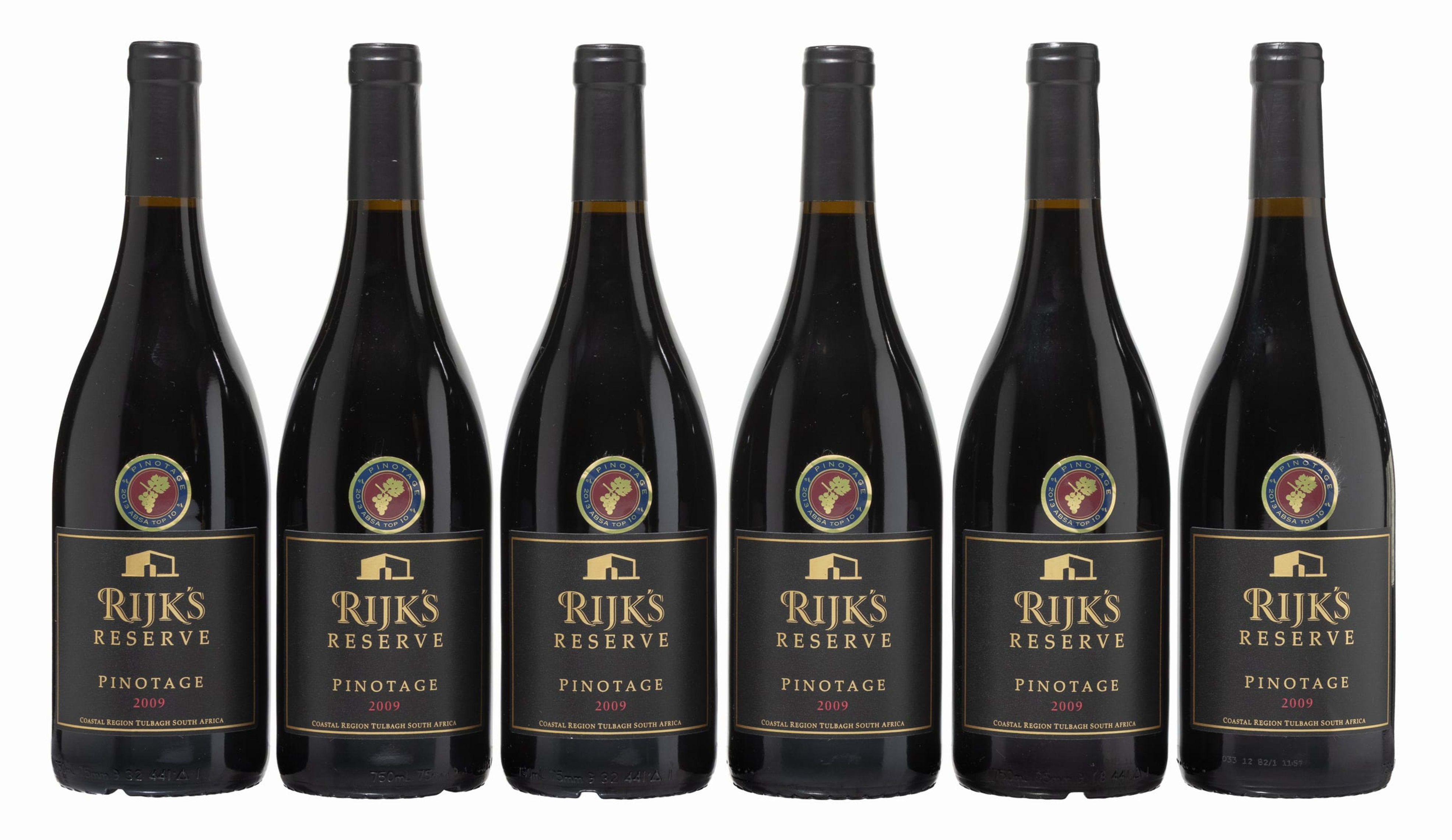 2009 Pinotage Reserve 6 (1 x 6) 750ml by Rijk's | Strauss & Co