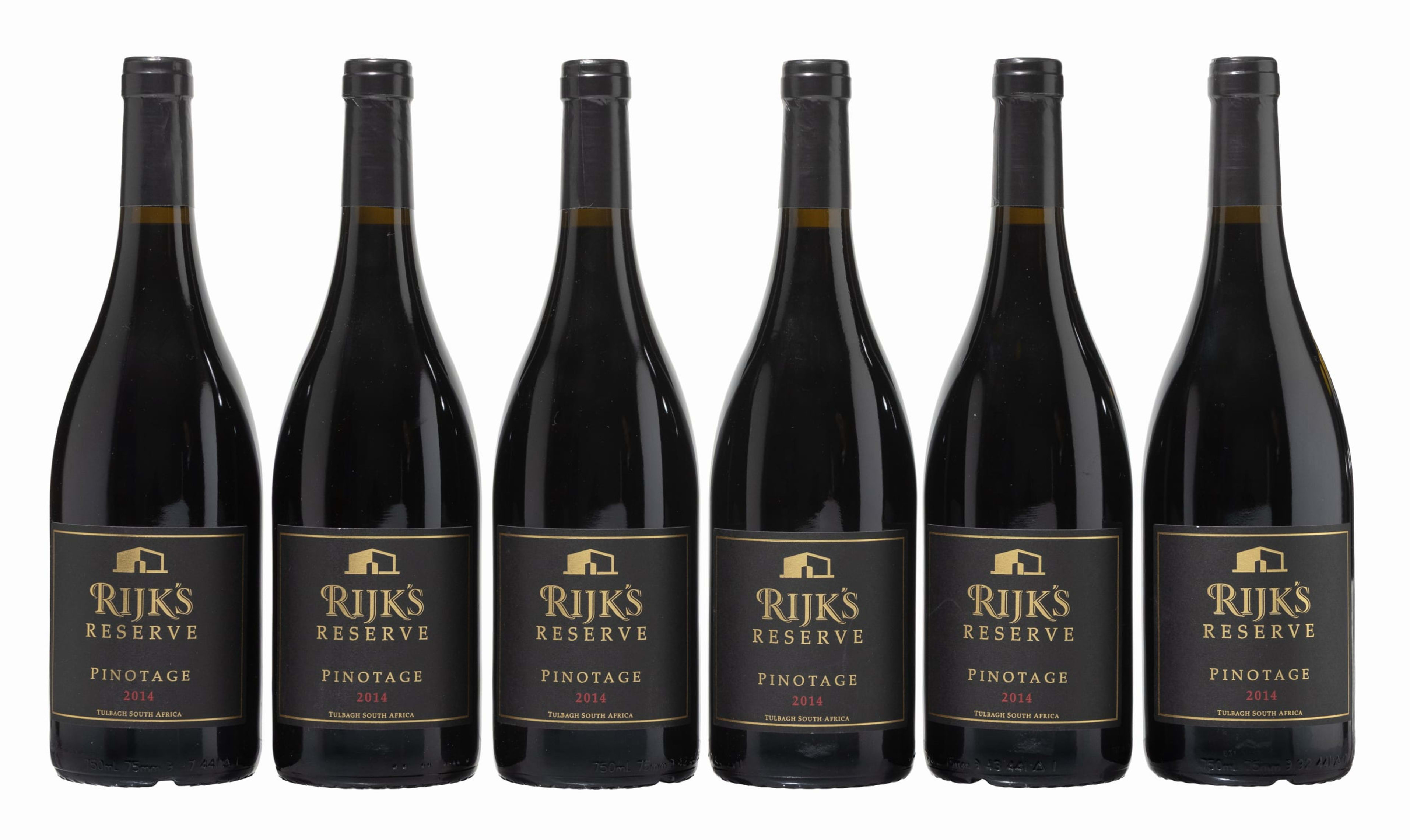 Pinotage Reserve 2014 6 (1 x 6) 750ml by Rijk's | Strauss & Co