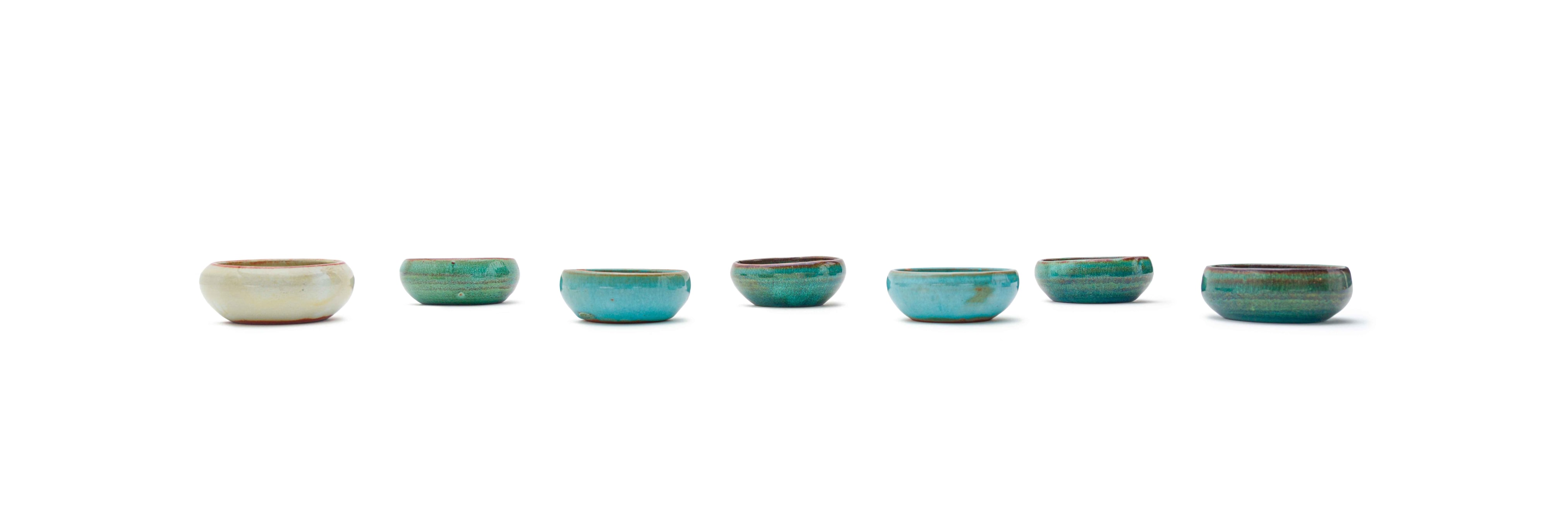 Small bowls, seven by Linn Ware/Ceramic Studio | Strauss & Co
